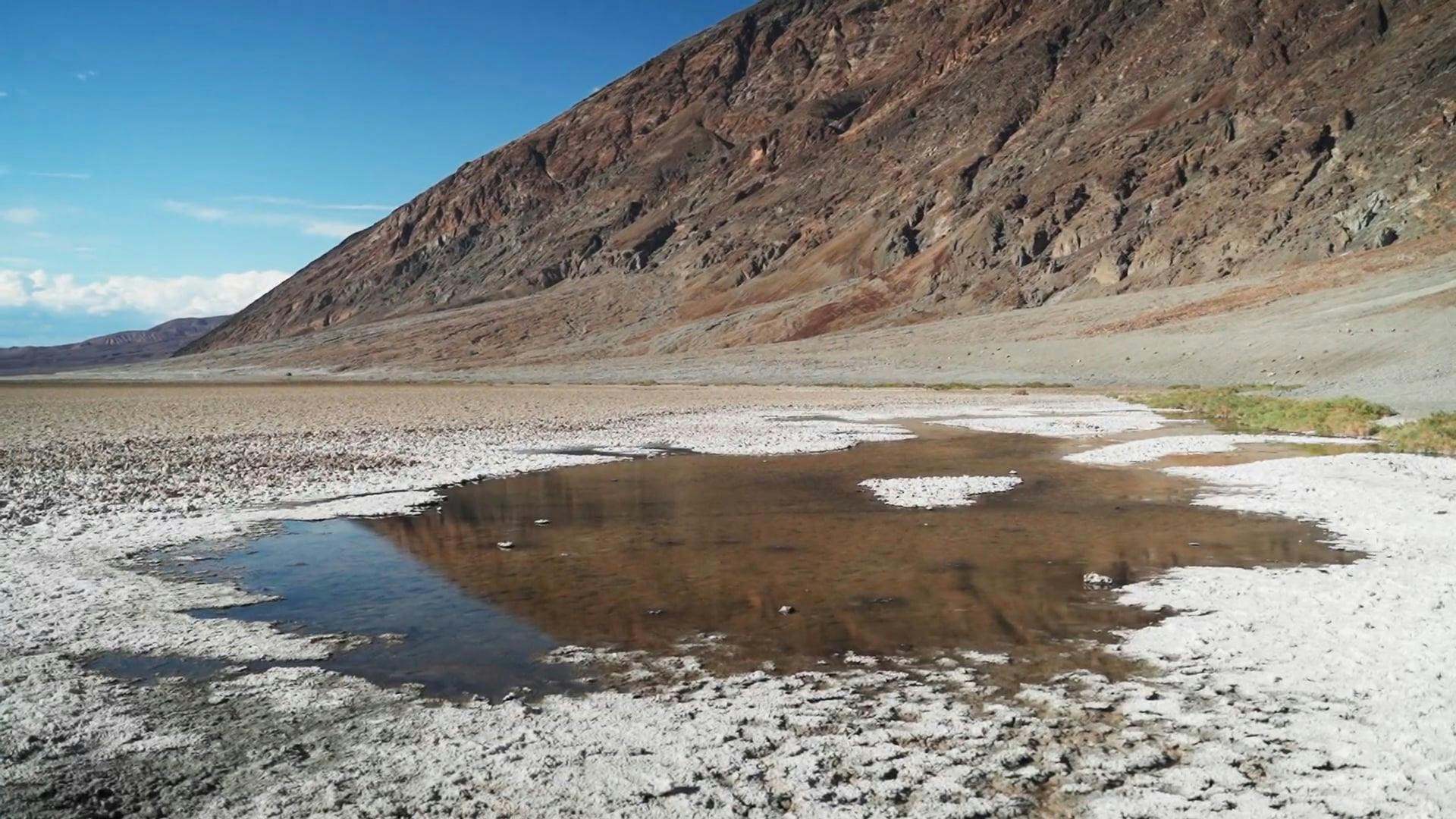 Water on the Ground in the Desert Free Stock Video Footage, Royalty ...