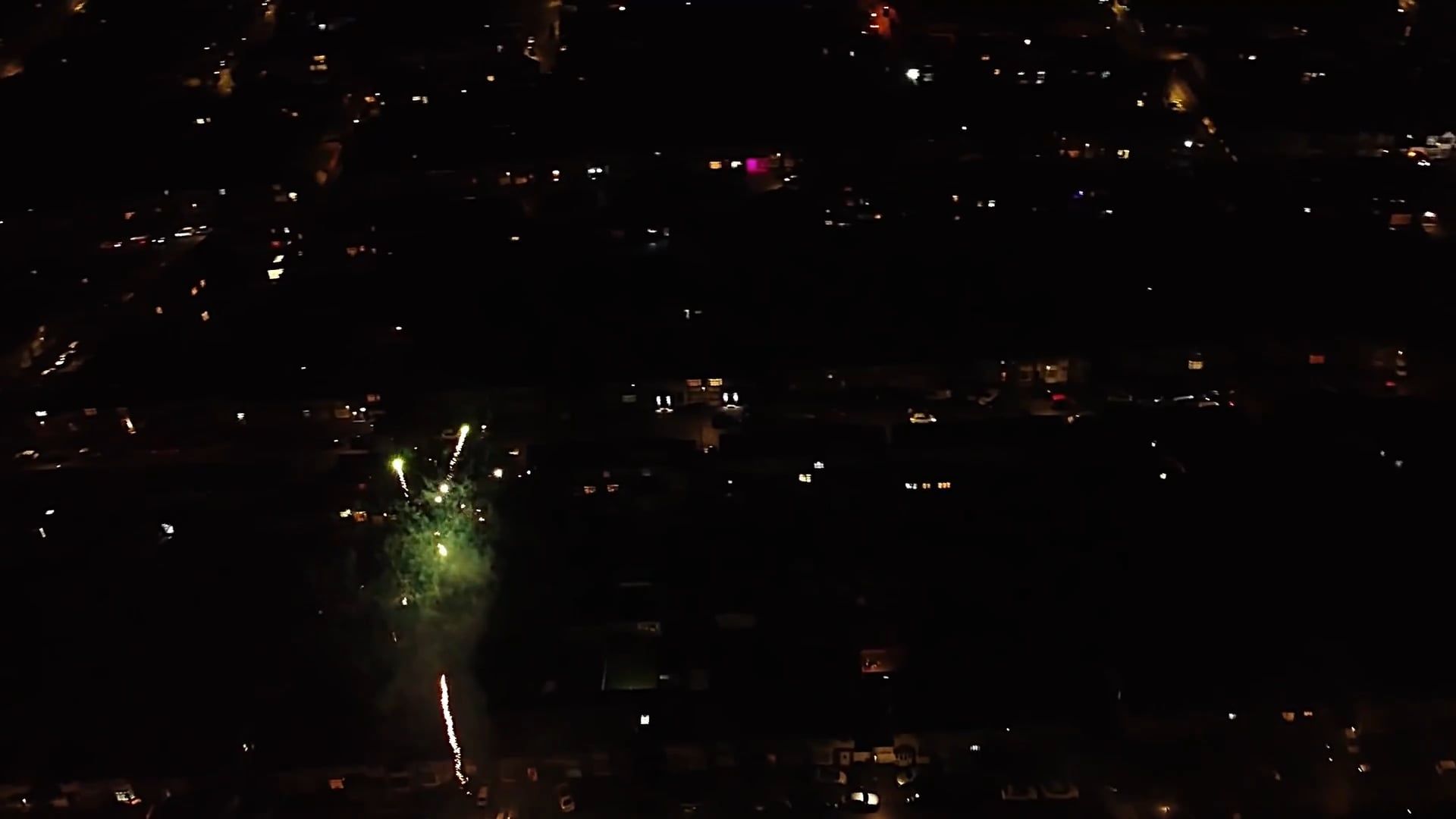 Drone Footage of a Fireworks Display Free Stock Video Footage, Royalty ...