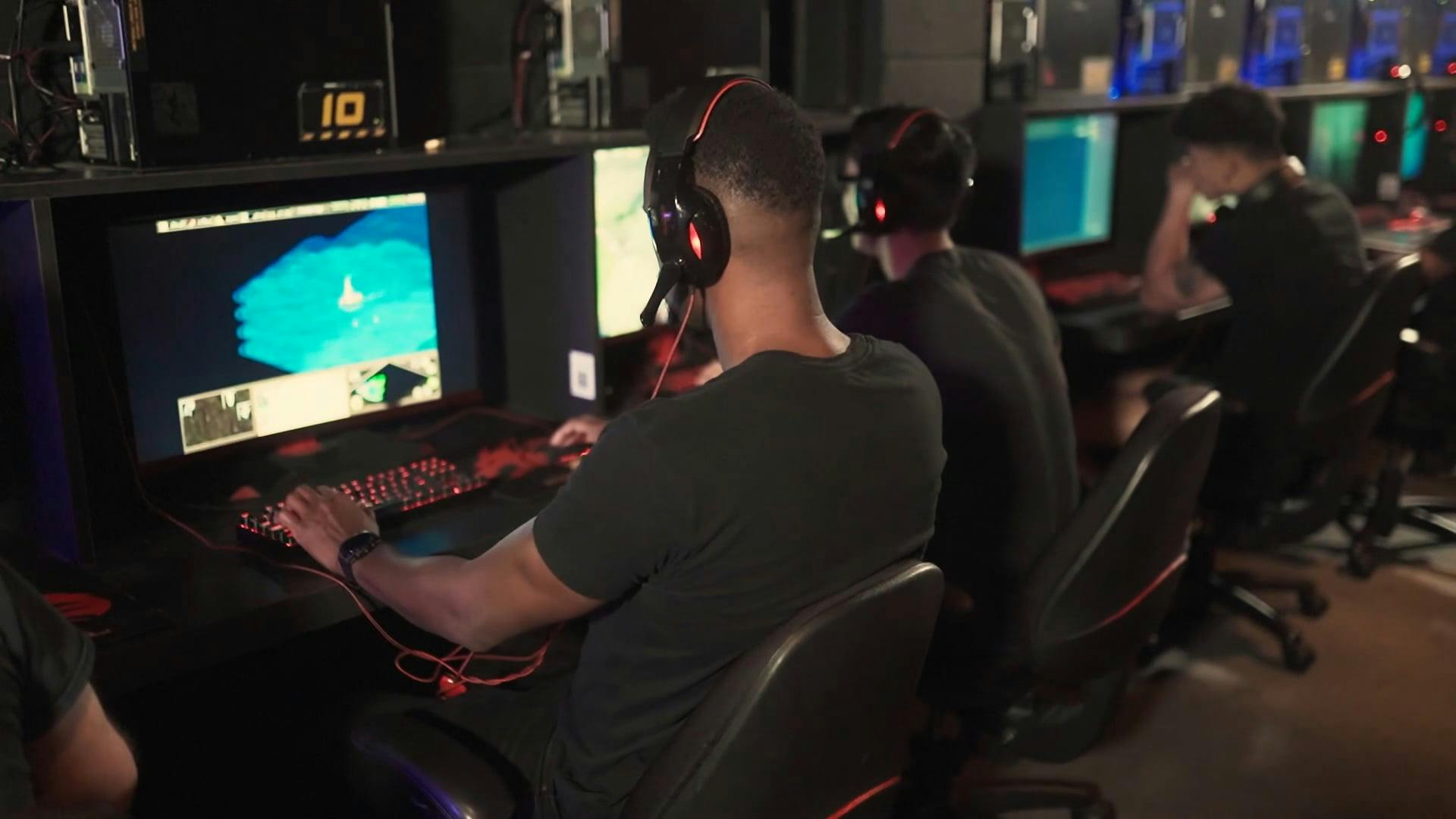 A Man Playing A Video Game · Free Stock Video