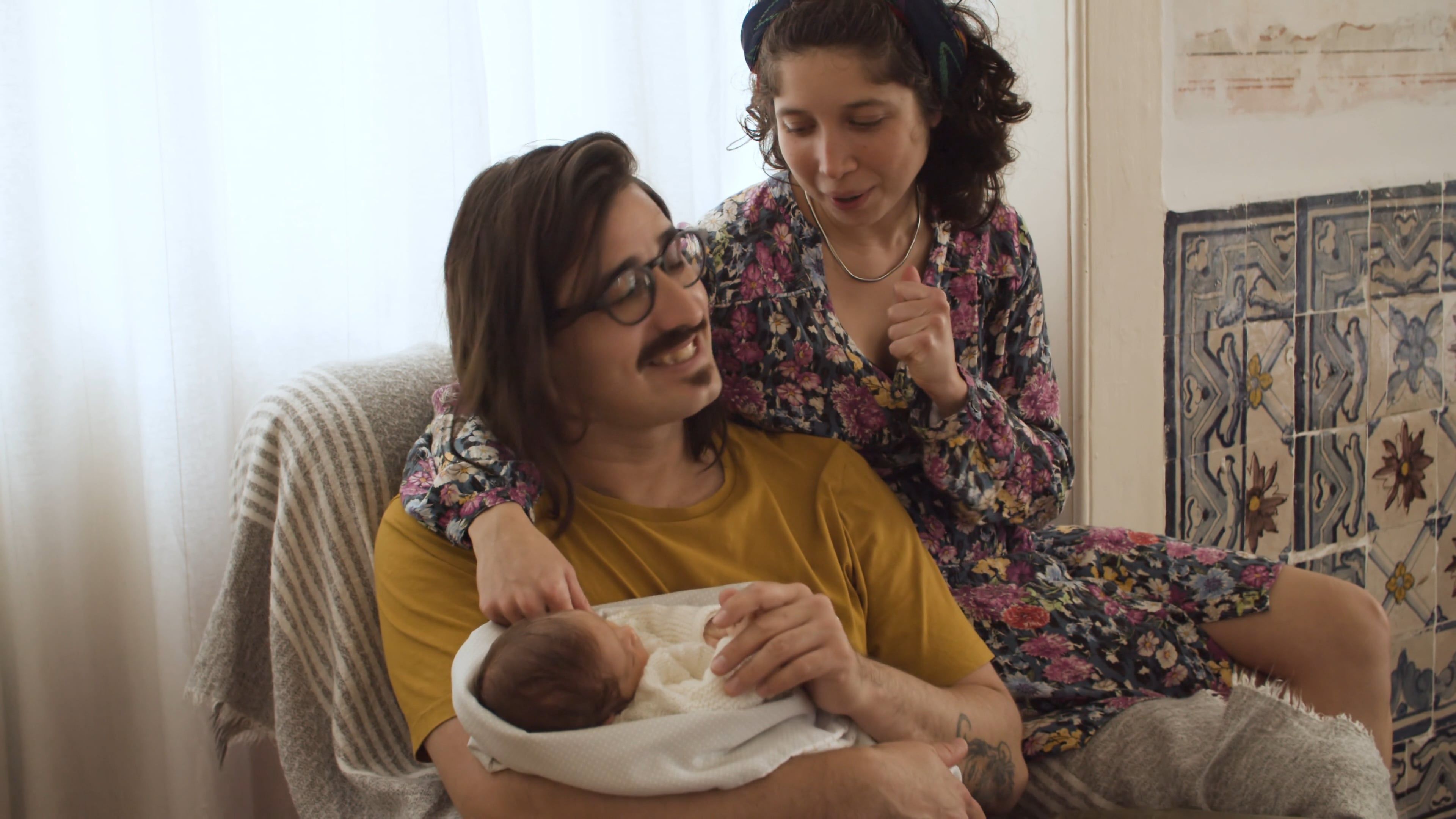 Mother and Father Talking to Their Baby Free Stock Video Footage ...