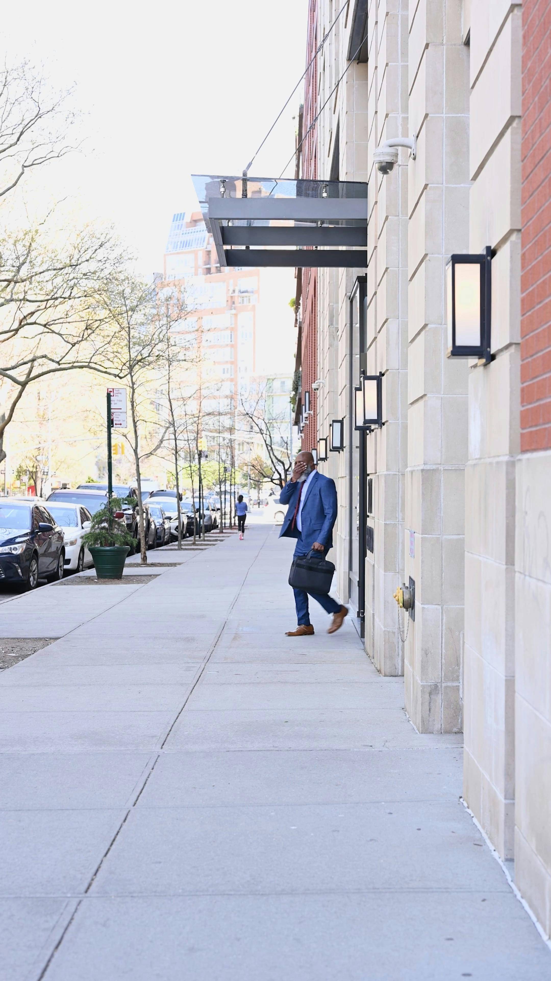 Angry Man Walking on Street Free Stock Video Footage, Royalty-Free 4K ...