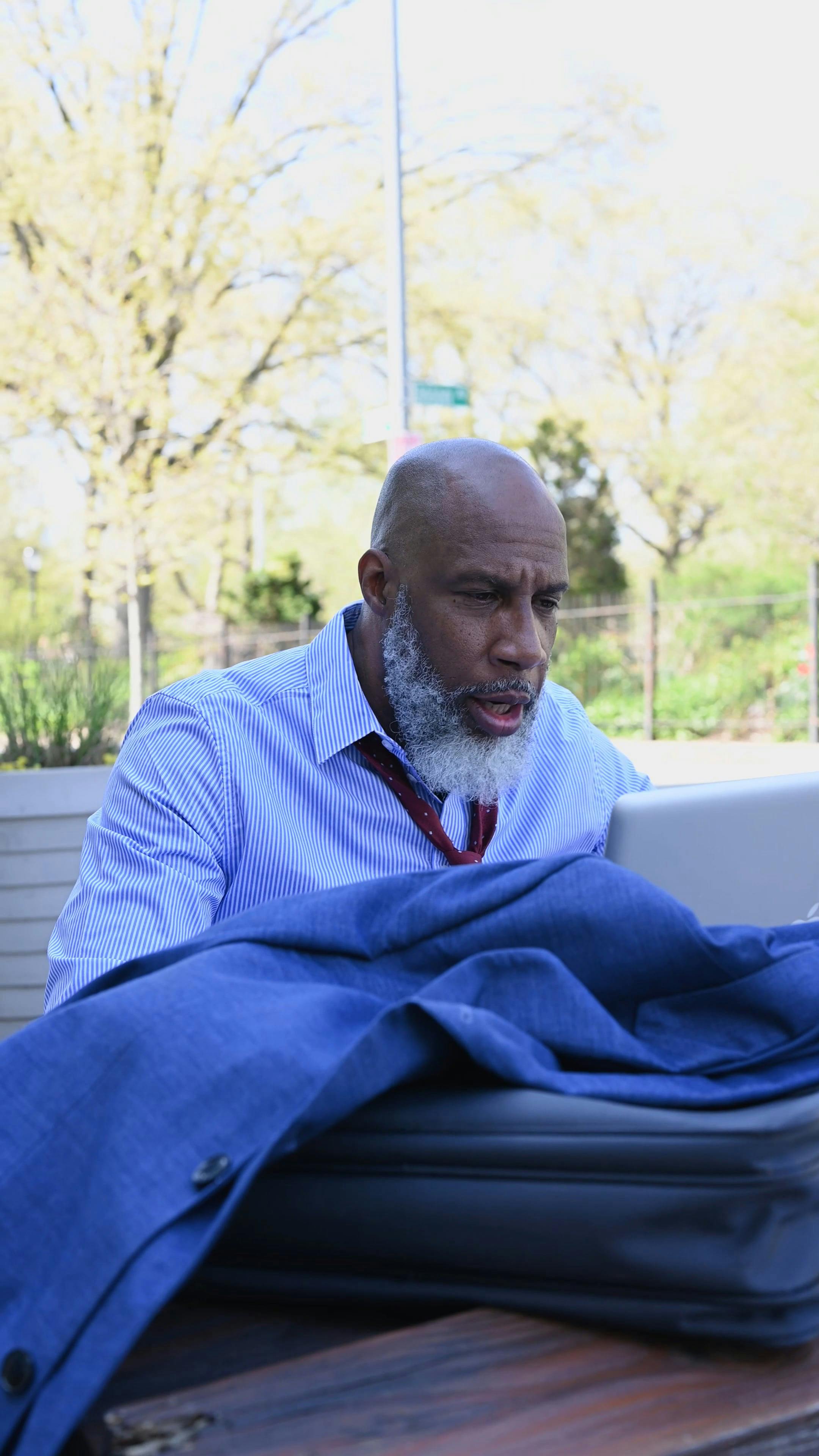 Angry Man Having a Video Call Using a Laptop Free Stock Video Footage ...