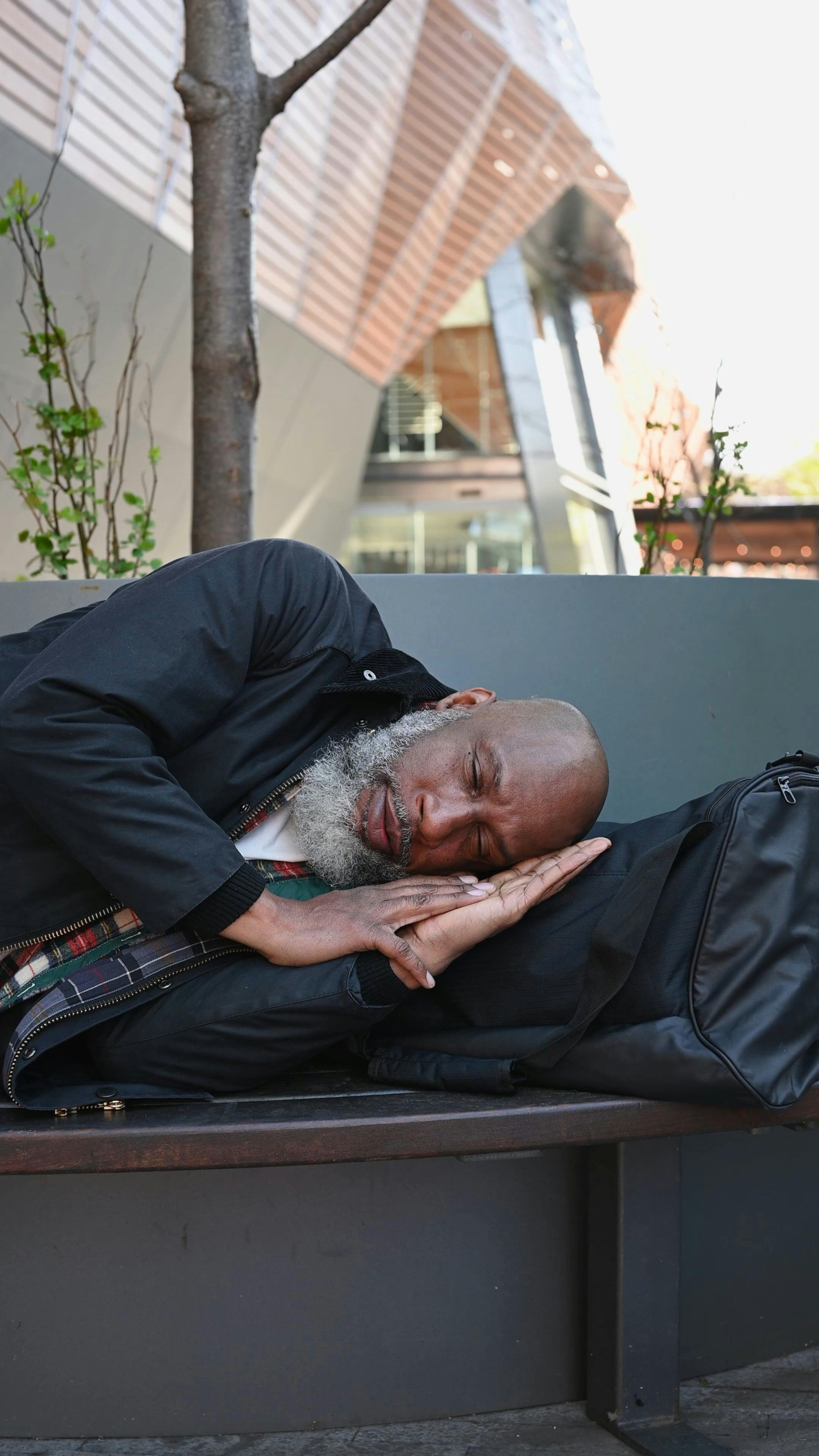 A Troubled Homeless Man · Free Stock Video