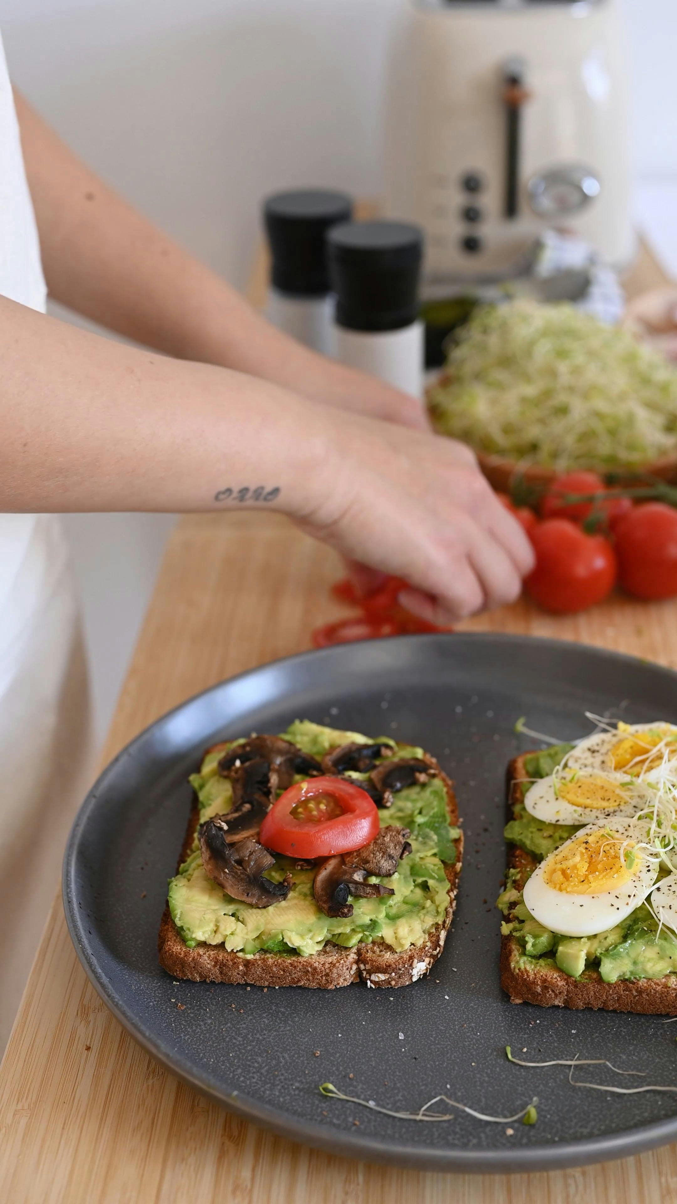 A Chef Splitting an Avocado Free Stock Video Footage, Royalty-Free 4K ...