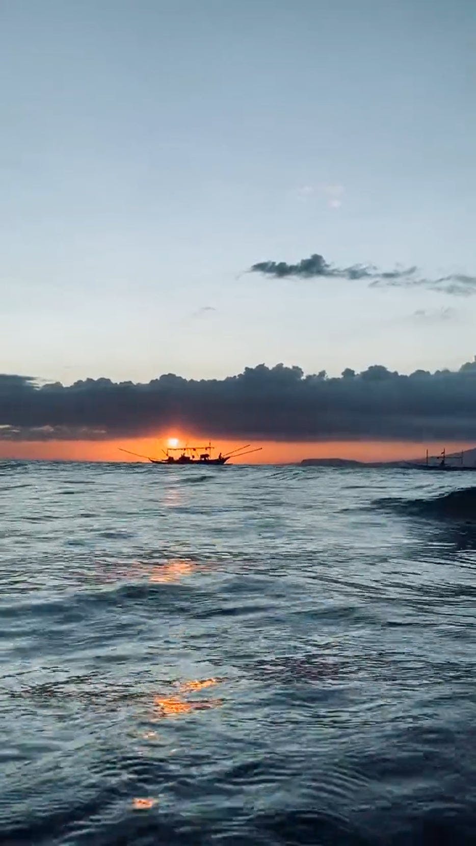 People Swimming at the Beach During Sunset · Free Stock Video