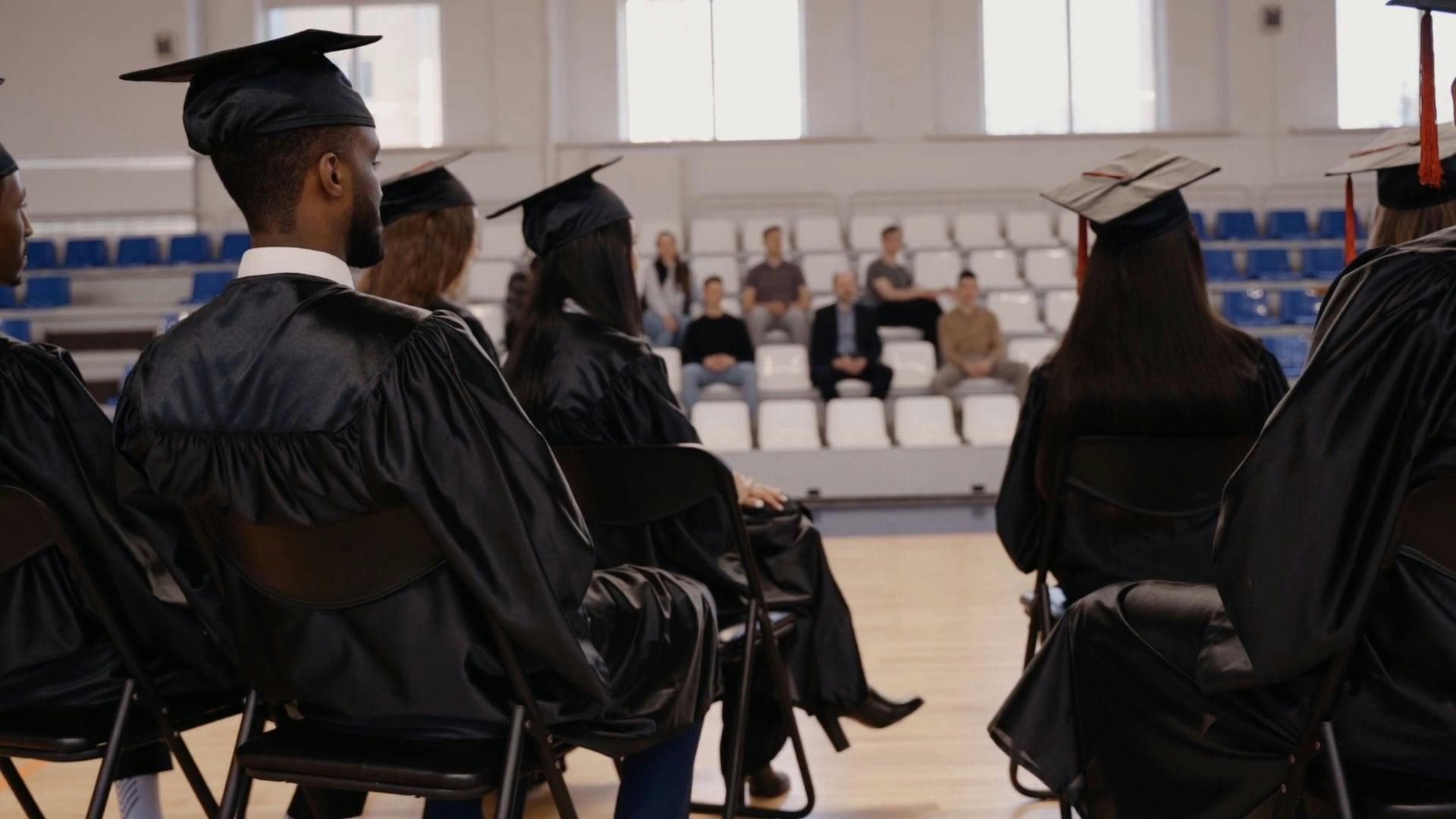 Graduation Ceremony in the Gymnasium · Free Stock Video