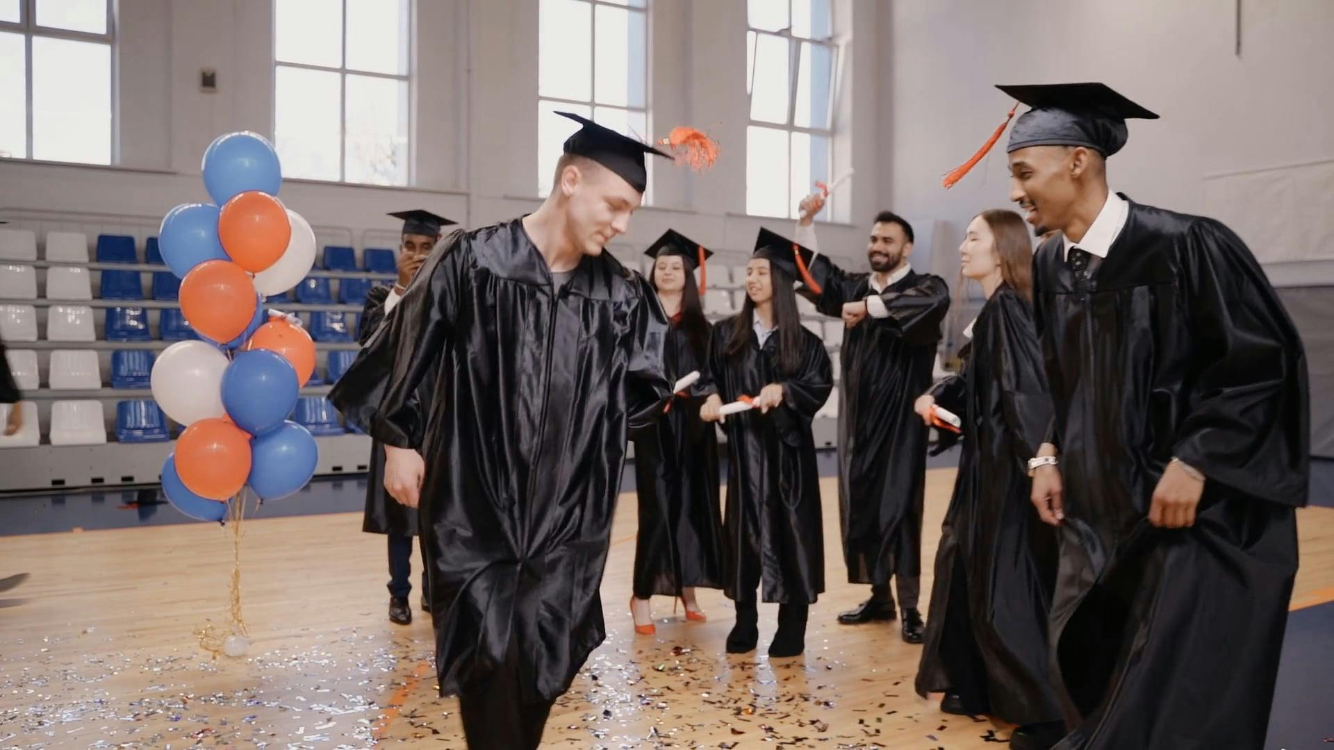 Graduates Dancing during their Graduation Day Free Stock Video Footage ...