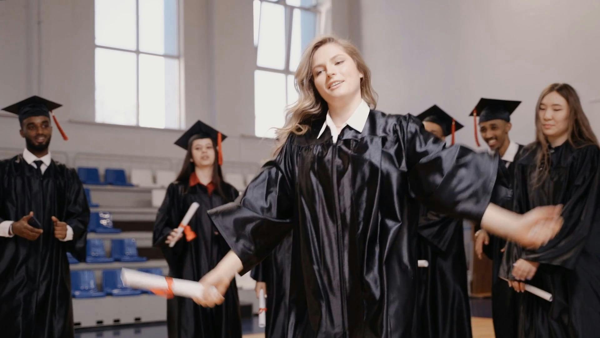 Graduates Dancing during their Graduation Day Free Stock Video Footage ...