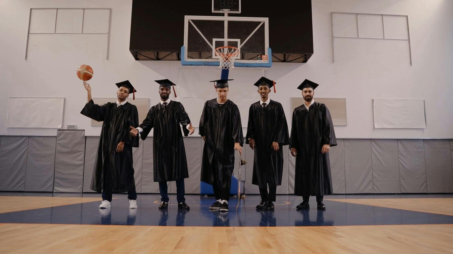 A Woman Throwing Her Graduation Cap and Spinning in Happiness · Free ...
