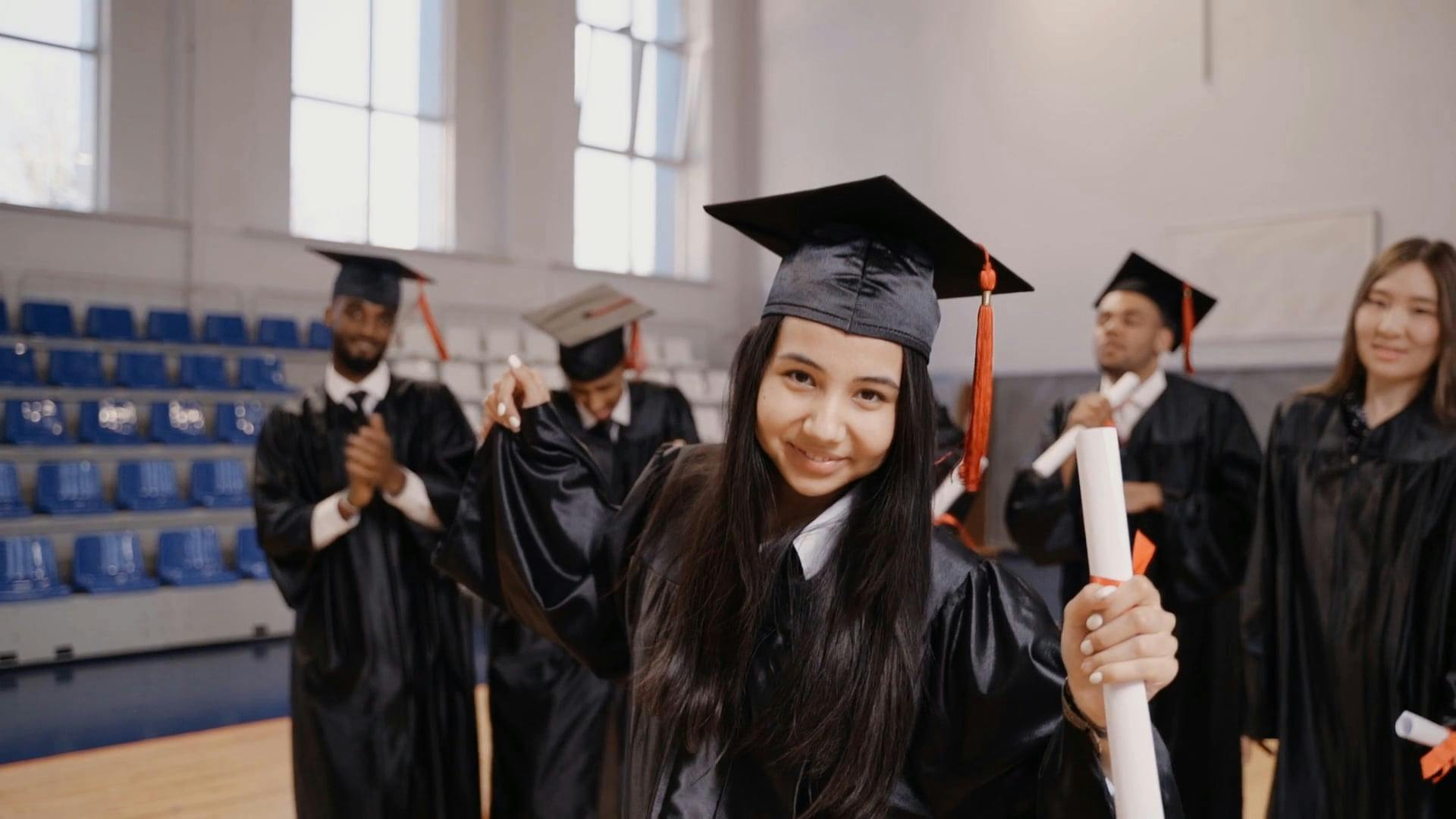 Video of Fresh Graduate Dancing Out of Happiness Free Stock Video ...