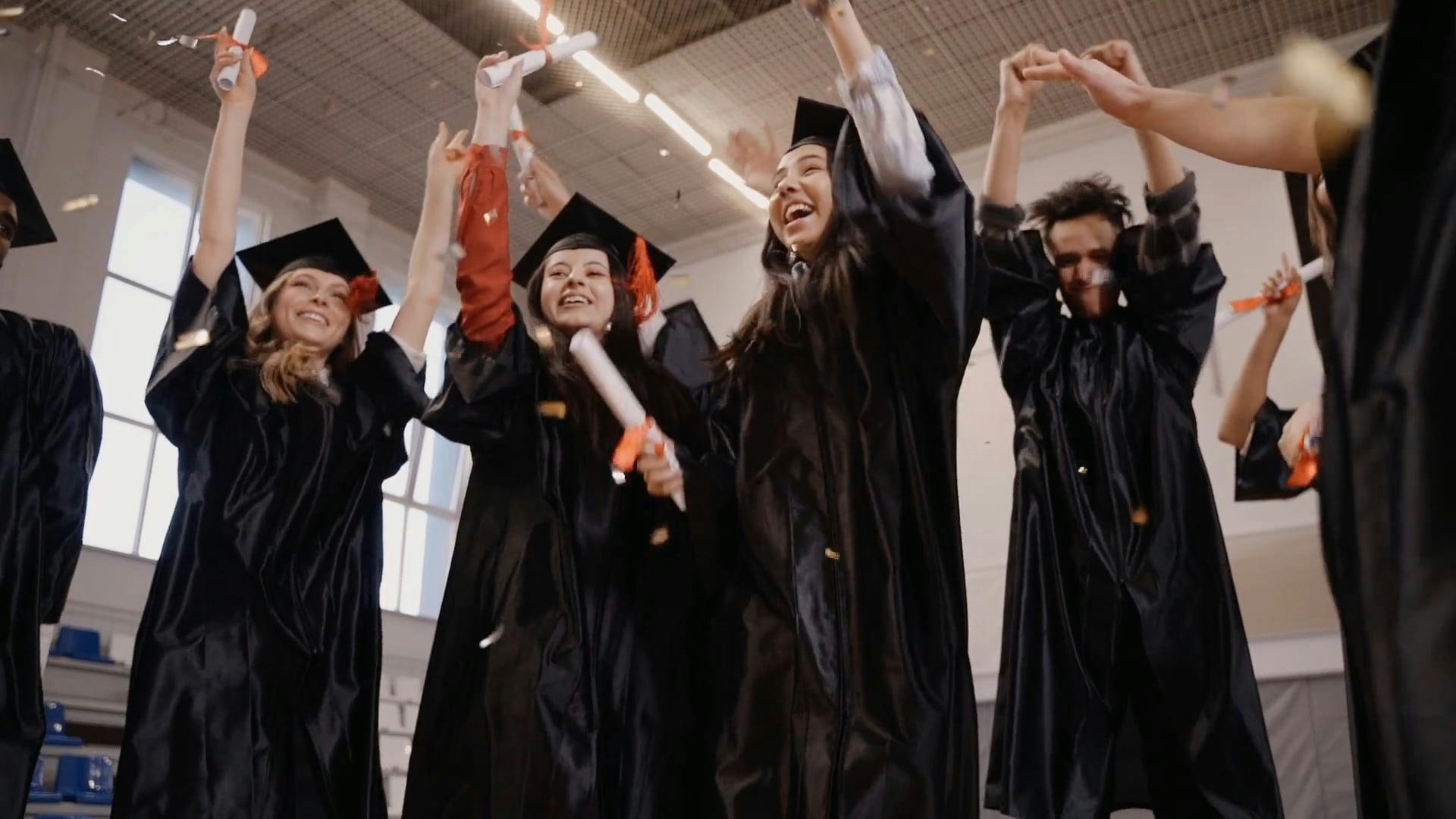 The Graduates are Dancing Free Stock Video Footage, Royalty-Free 4K ...