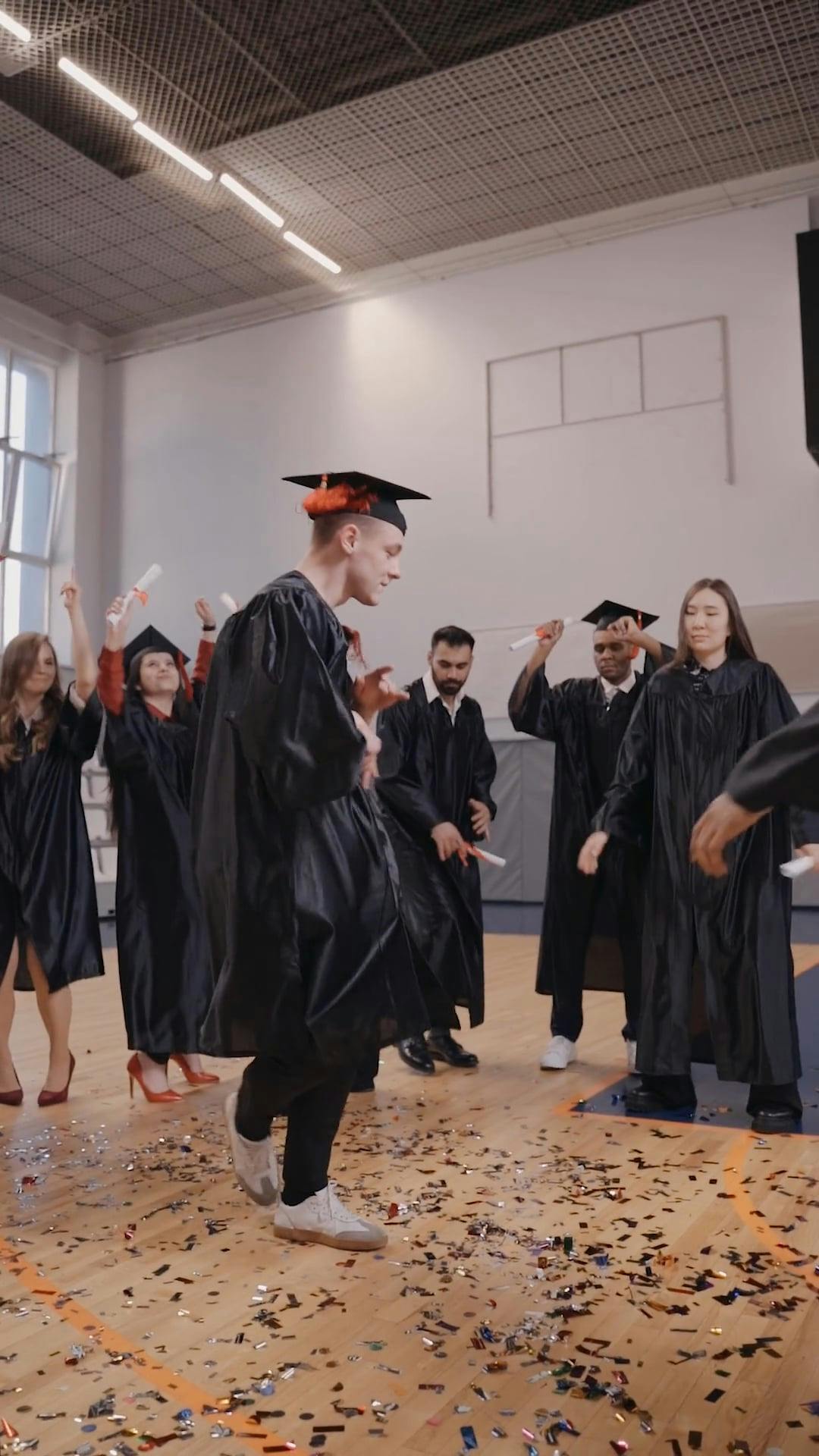 Graduates In The Ceremony · Free Stock Video
