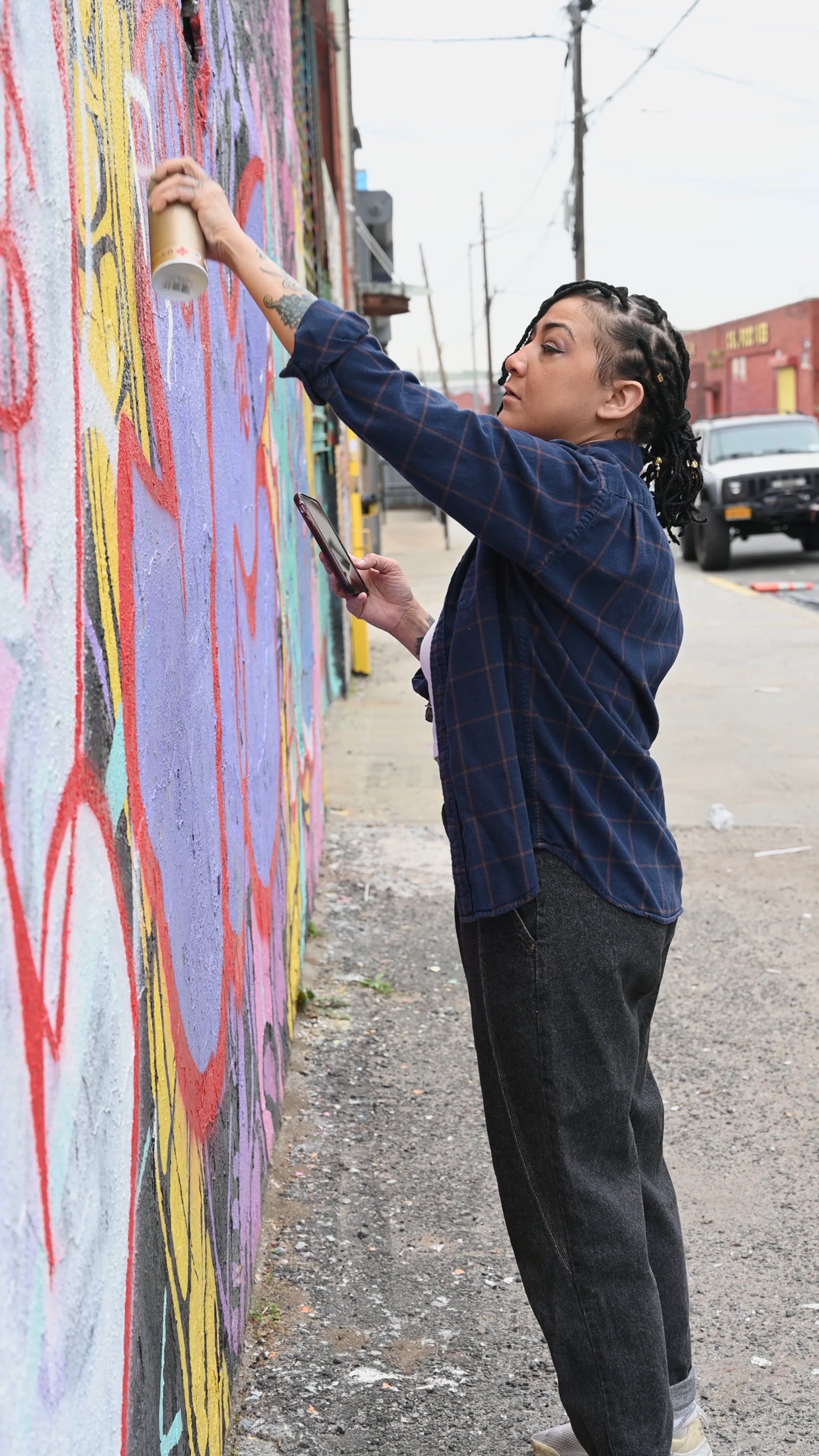 Woman Spray Painting on the Wall Free Stock Video Footage, Royalty-Free ...