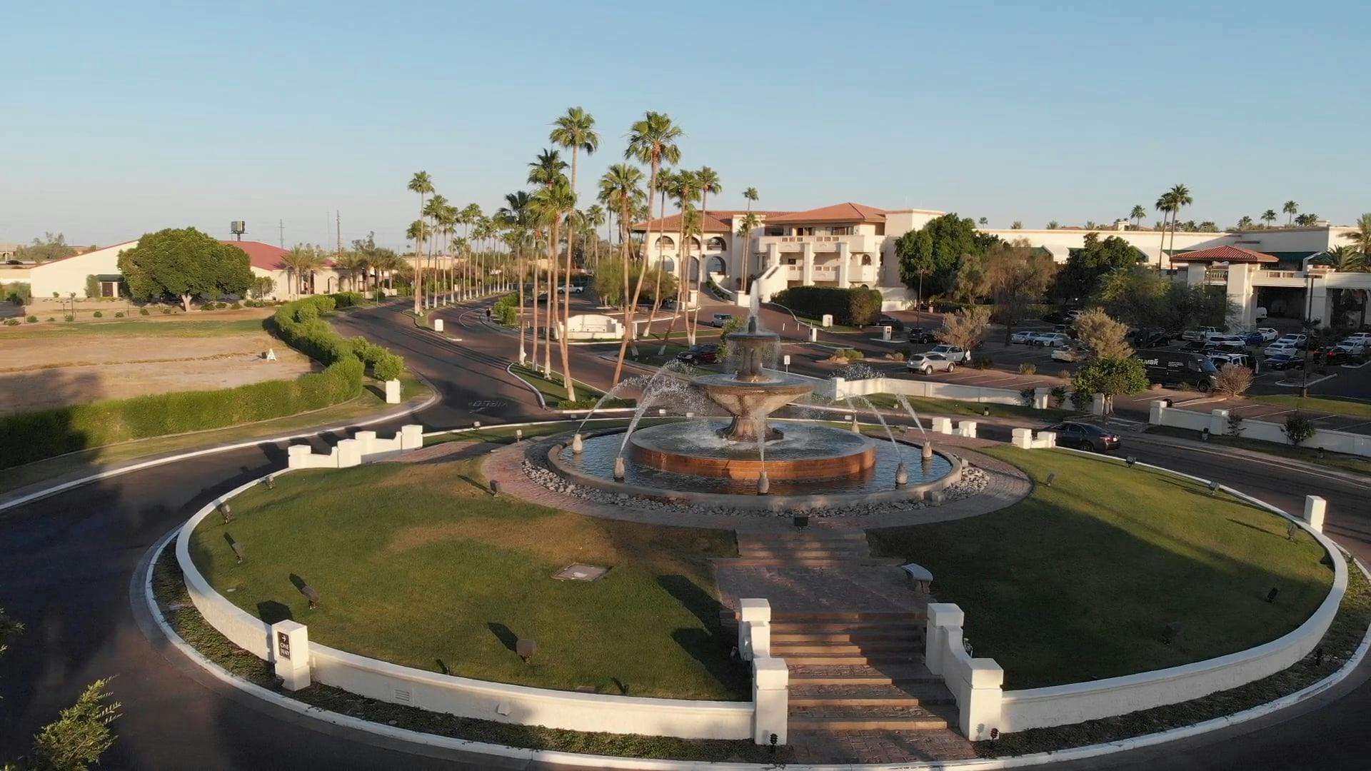 Water Fountain on Roundabout Free Stock Video Footage, Royalty-Free 4K ...
