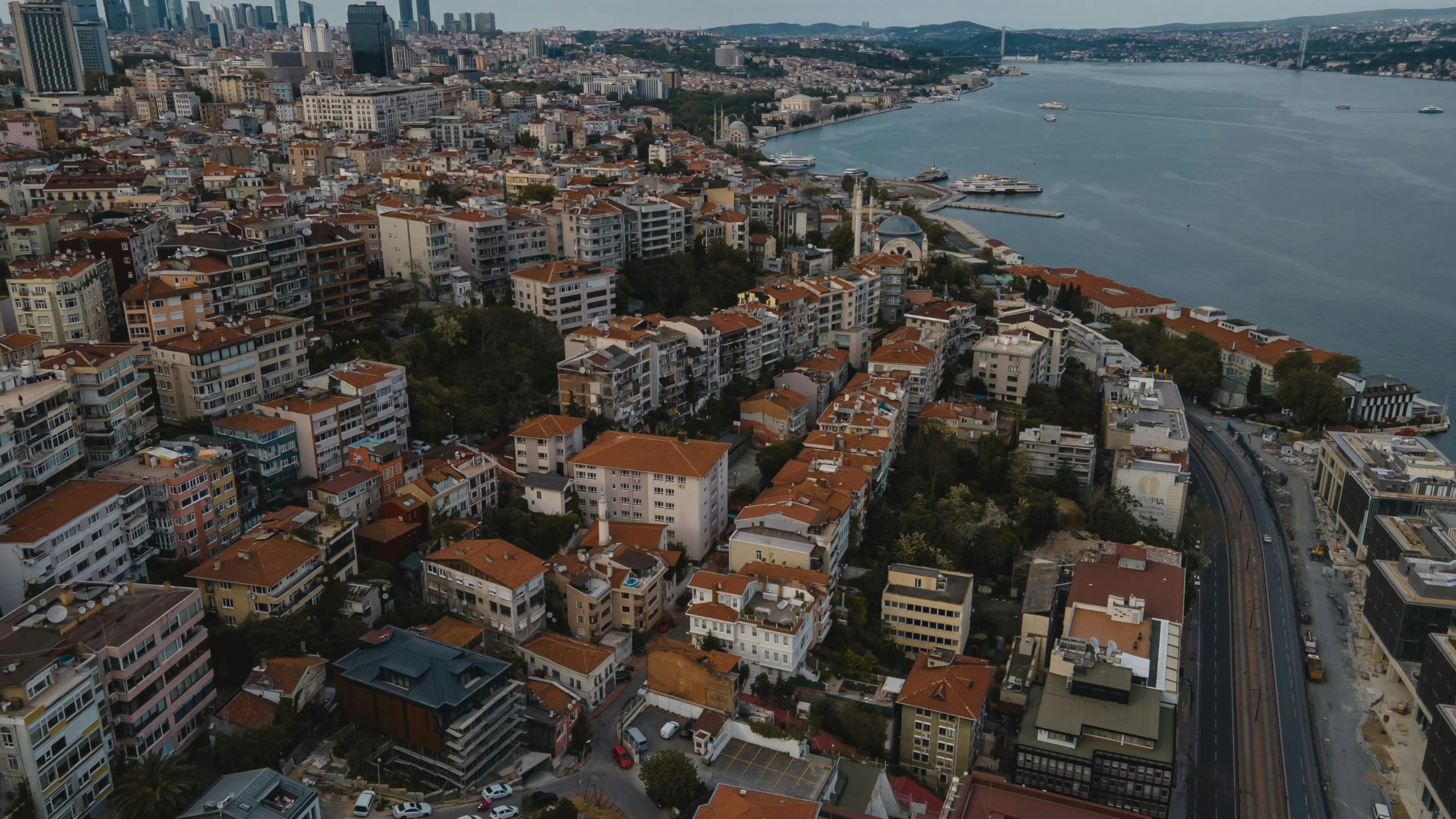 Hyperlapse Video of the City of Istanbul Free Stock Video Footage ...
