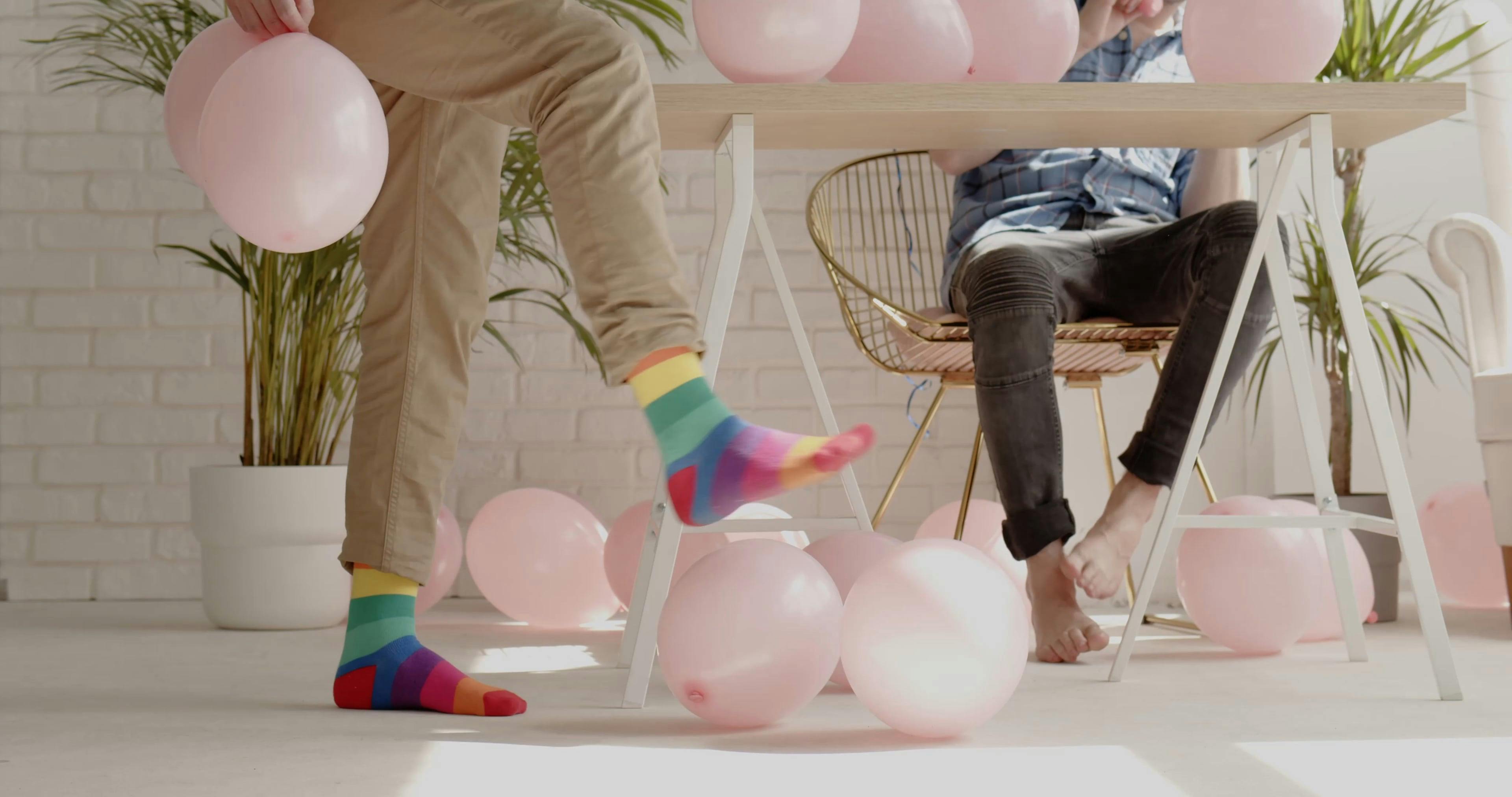 Person Kicking the Balloons Free Stock Video Footage, Royalty-Free 4K ...