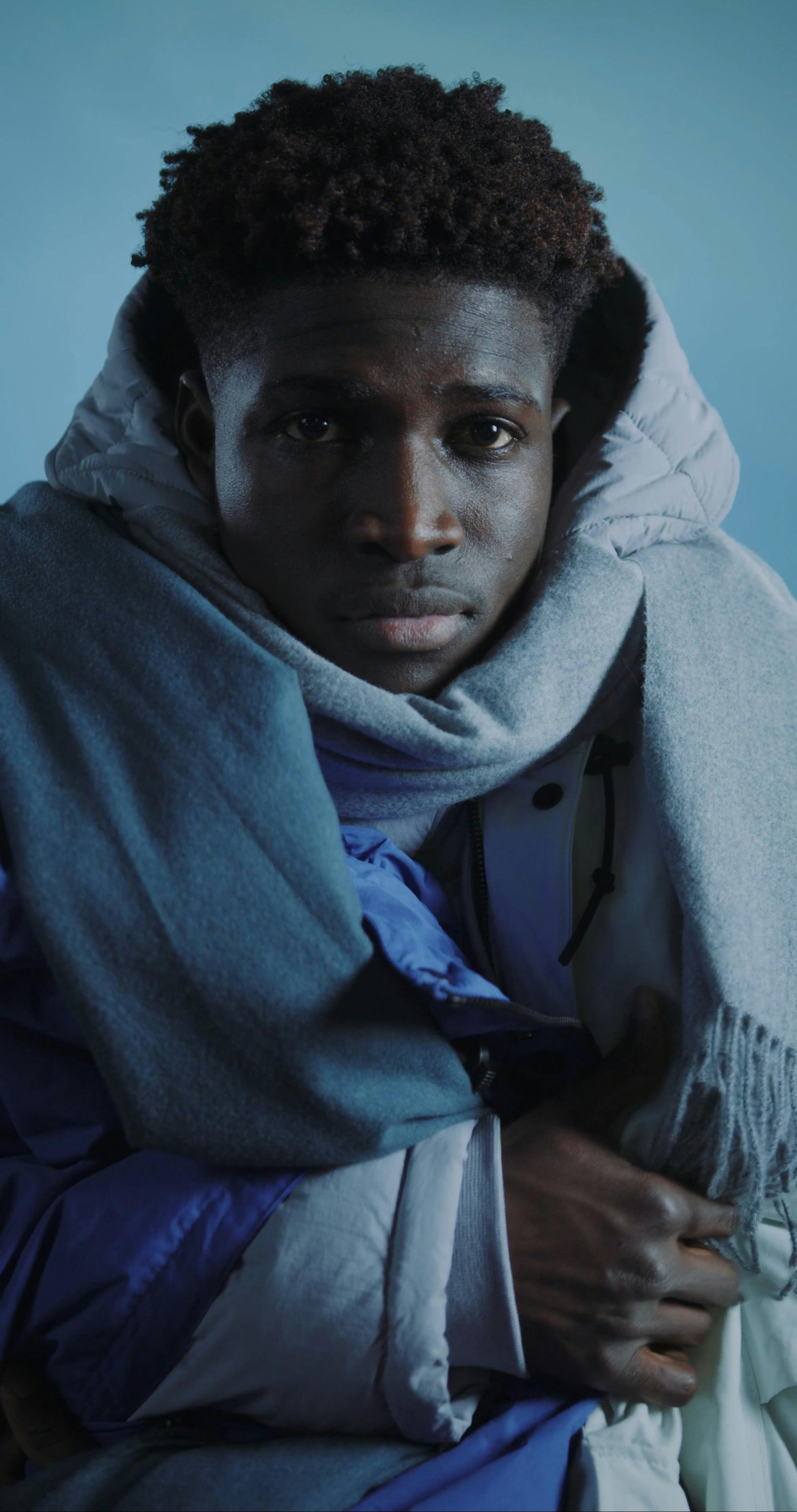 Studio Shot of Man Freezing Cold Free Stock Video Footage, Royalty-Free ...