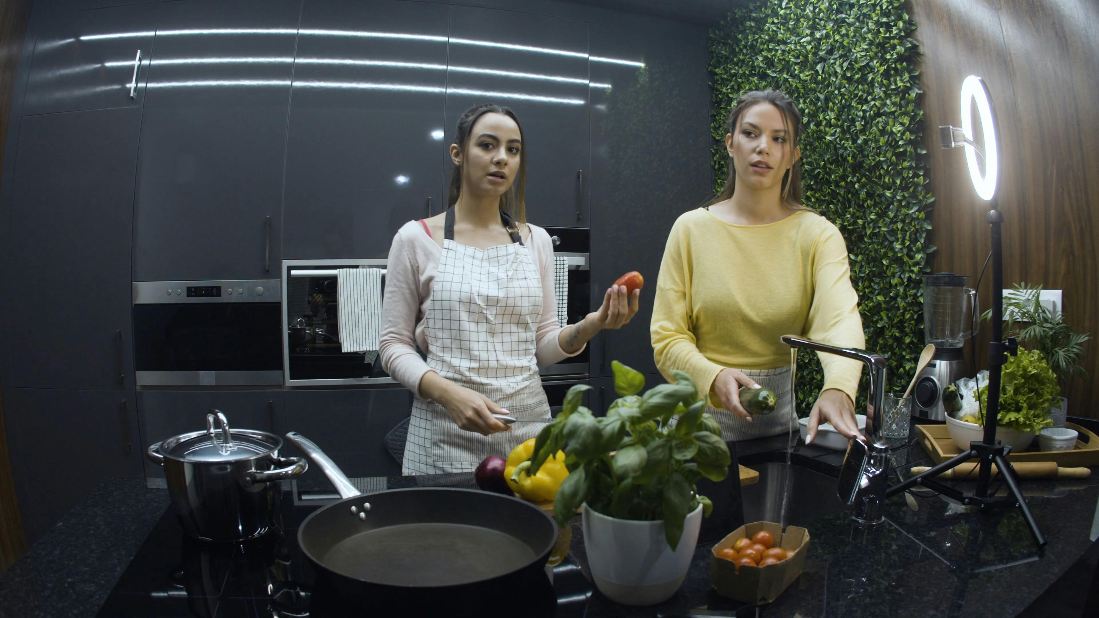 Food Bloggers Cooking Free Stock Video Footage, Royalty-Free 4K & HD ...