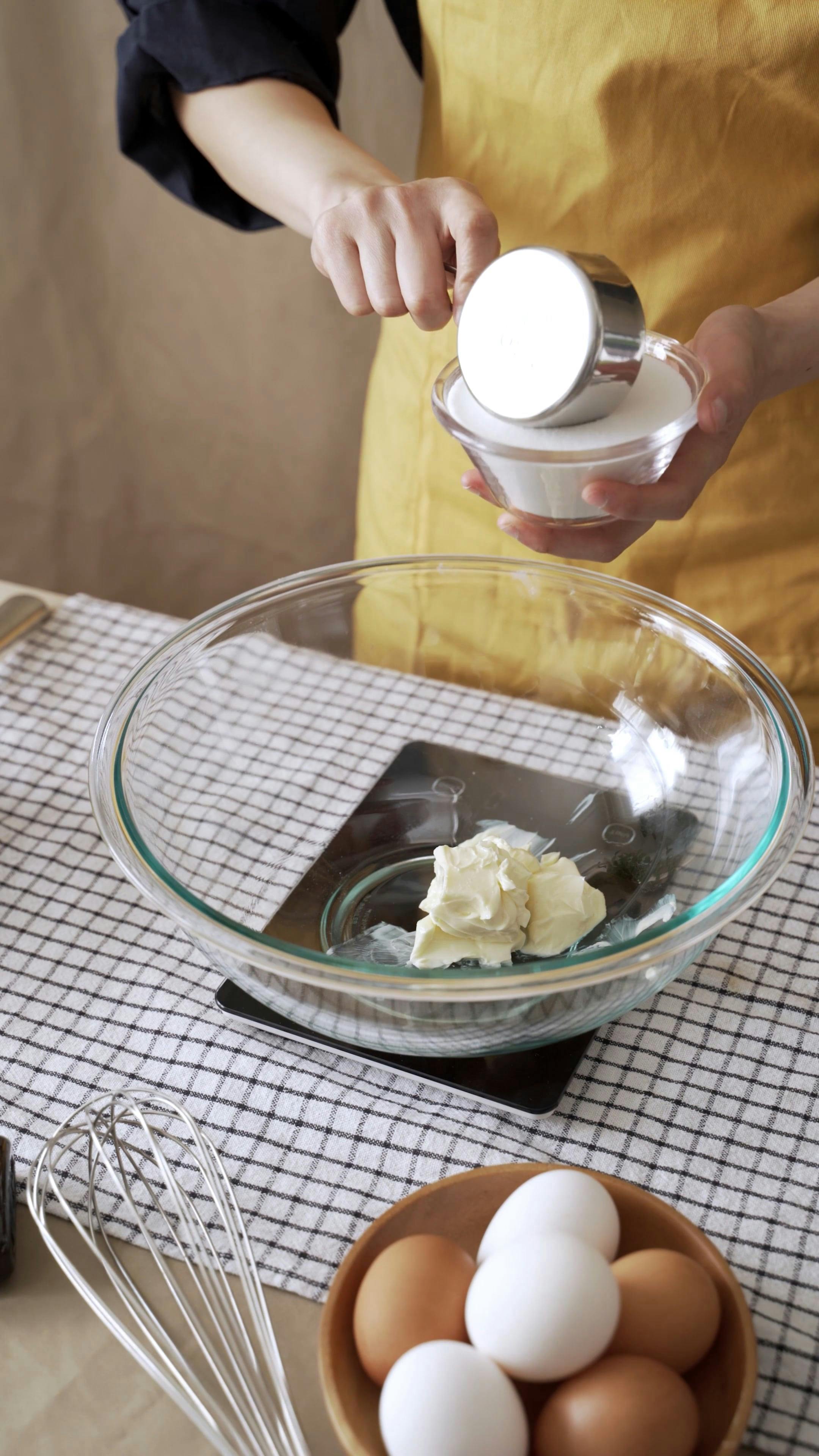 A Person Mixing Baking Ingredients in the Bowl Free Stock Video Footage ...