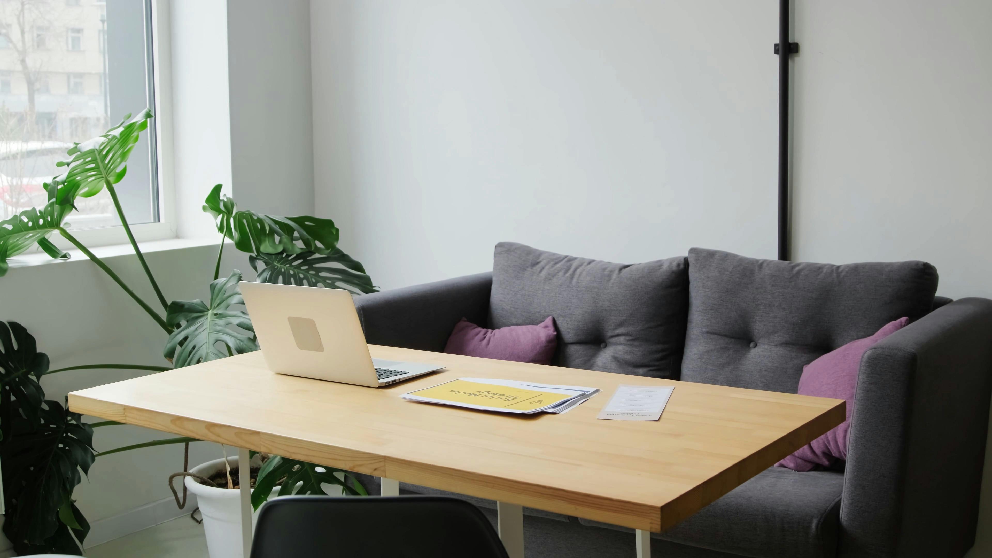 Workspace Inside a House · Free Stock Video