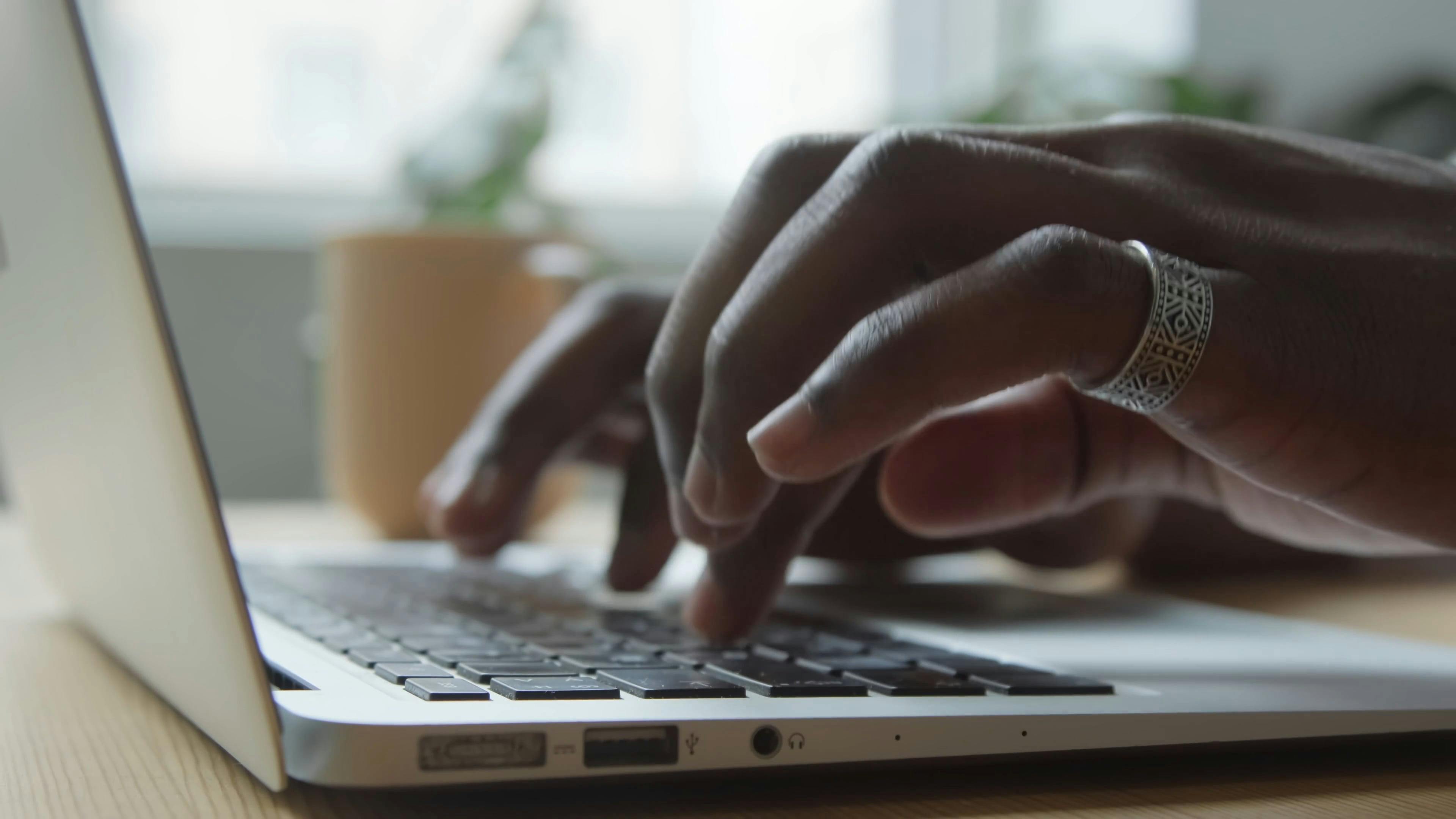 People Working On Their Laptops In An Office Free Stock Video Footage ...