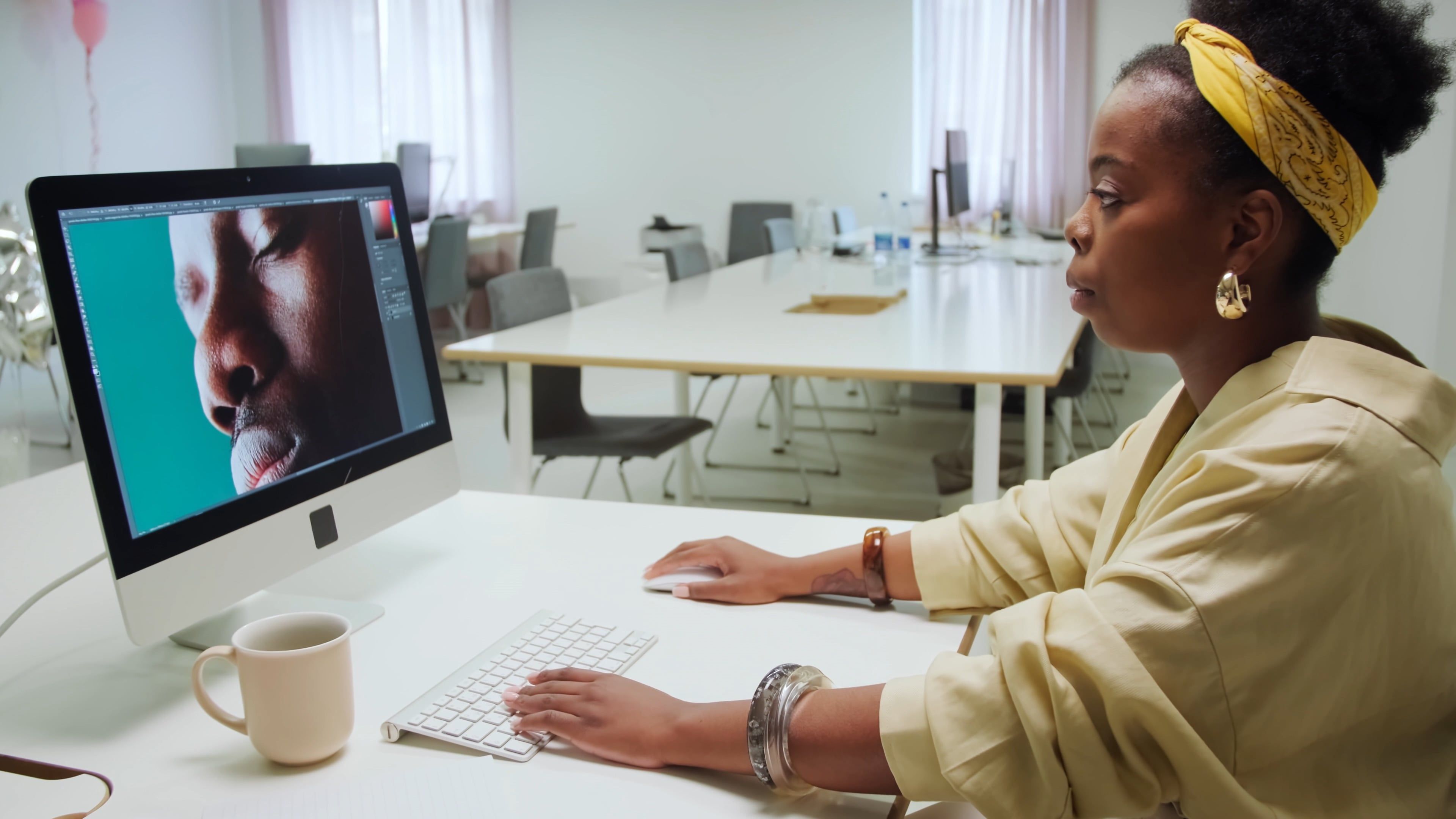 Woman Editing a Picture · Free Stock Video