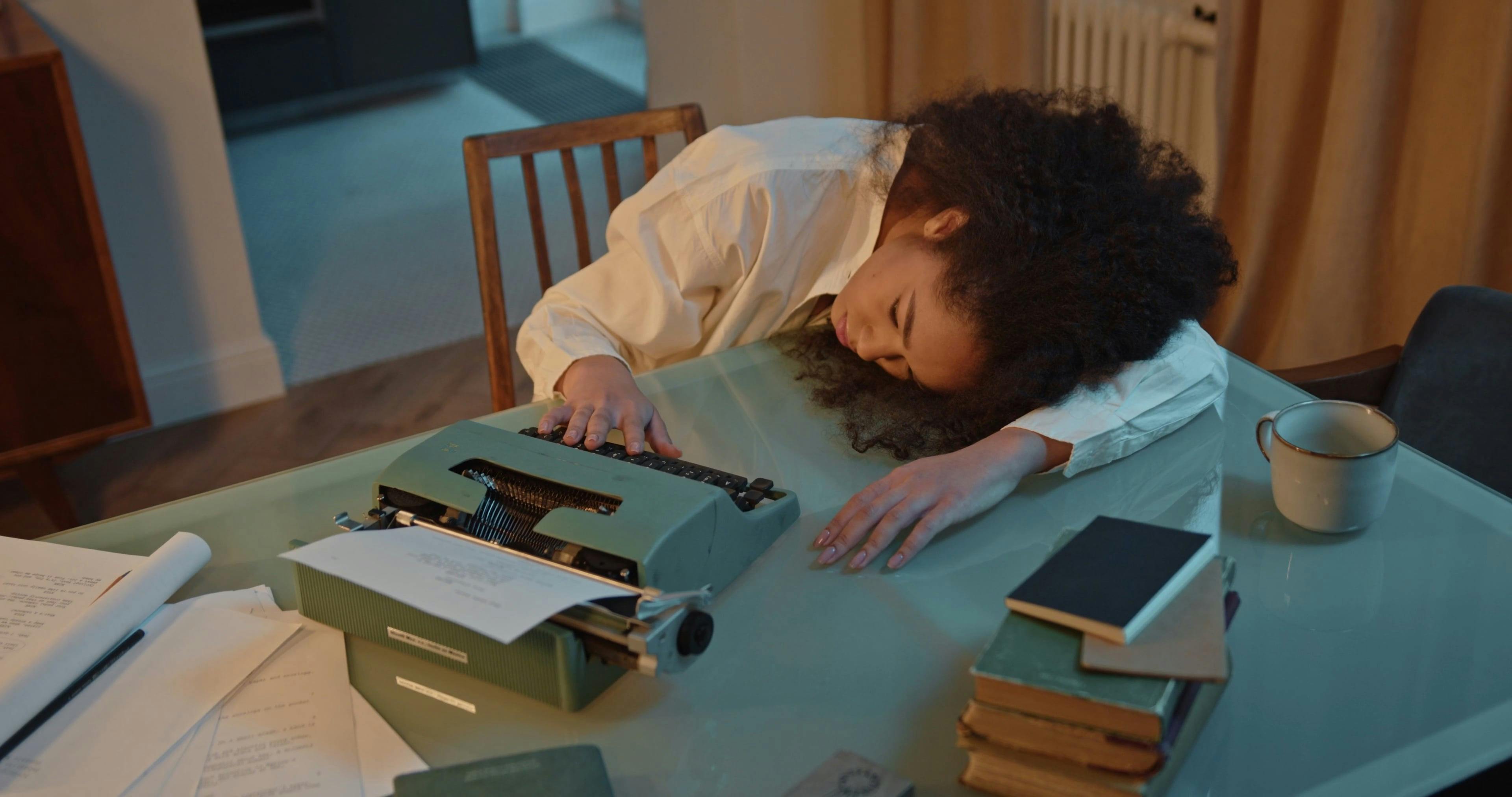 Woman Resting from Work · Free Stock Video