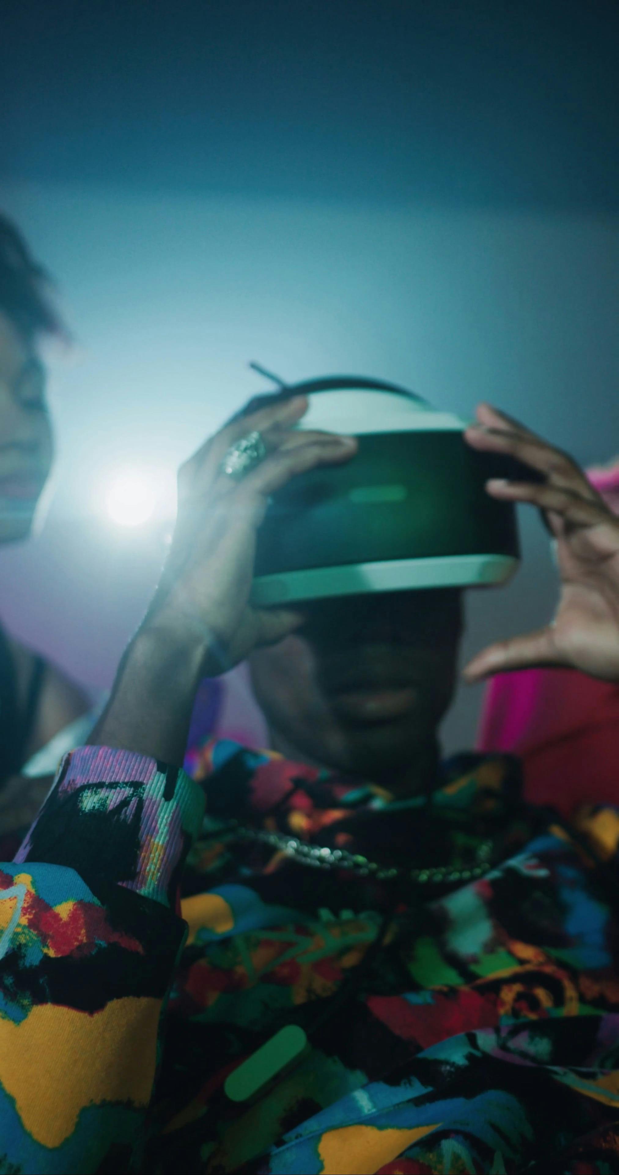 A Rapper Wearing a VR Headset Free Stock Video Footage, Royalty-Free 4K ...