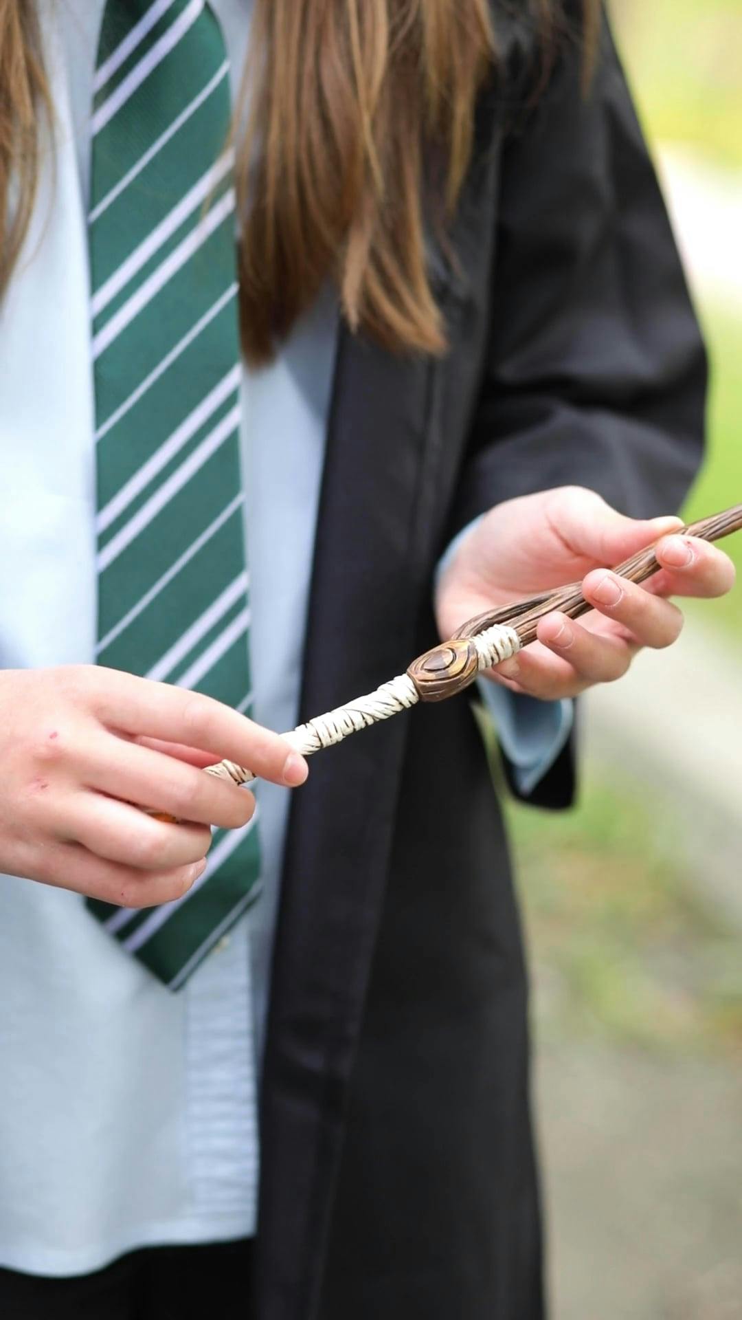 A Girl Holding a Wand · Free Stock Video