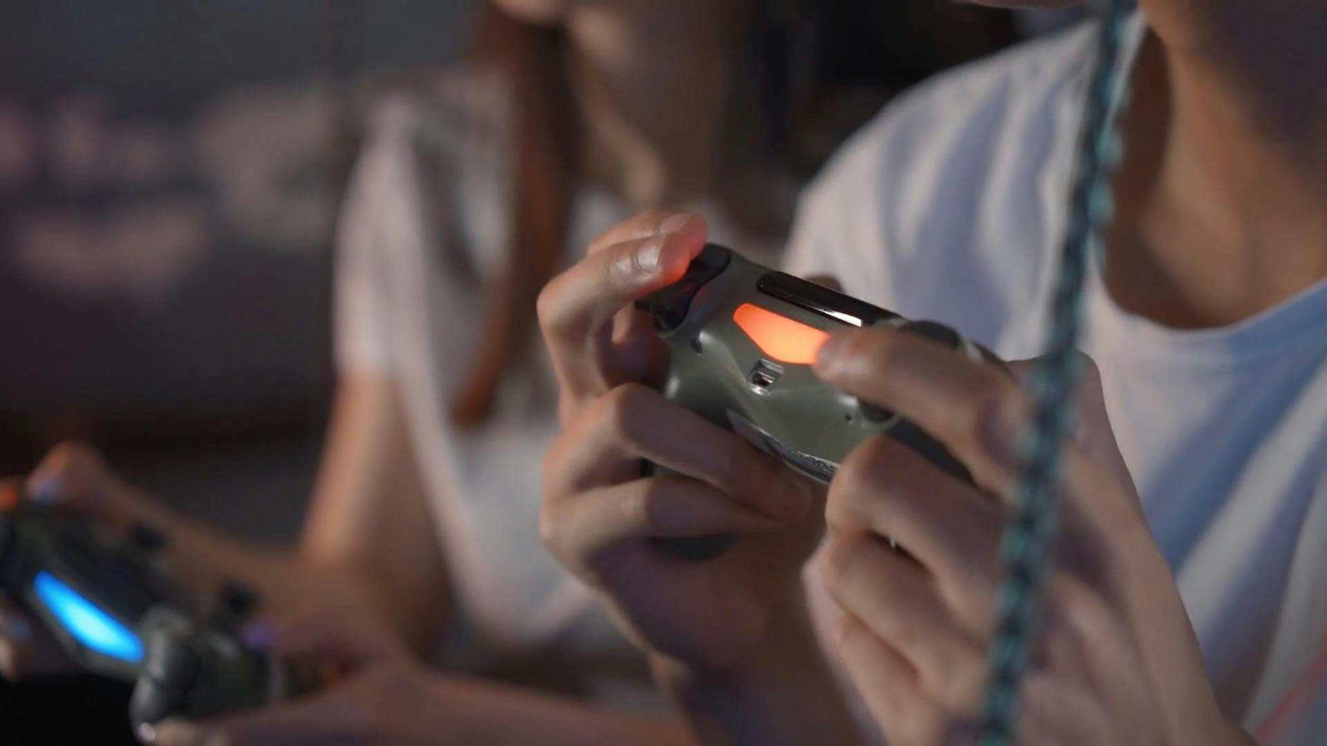 People Playing Game Console Together · Free Stock Video