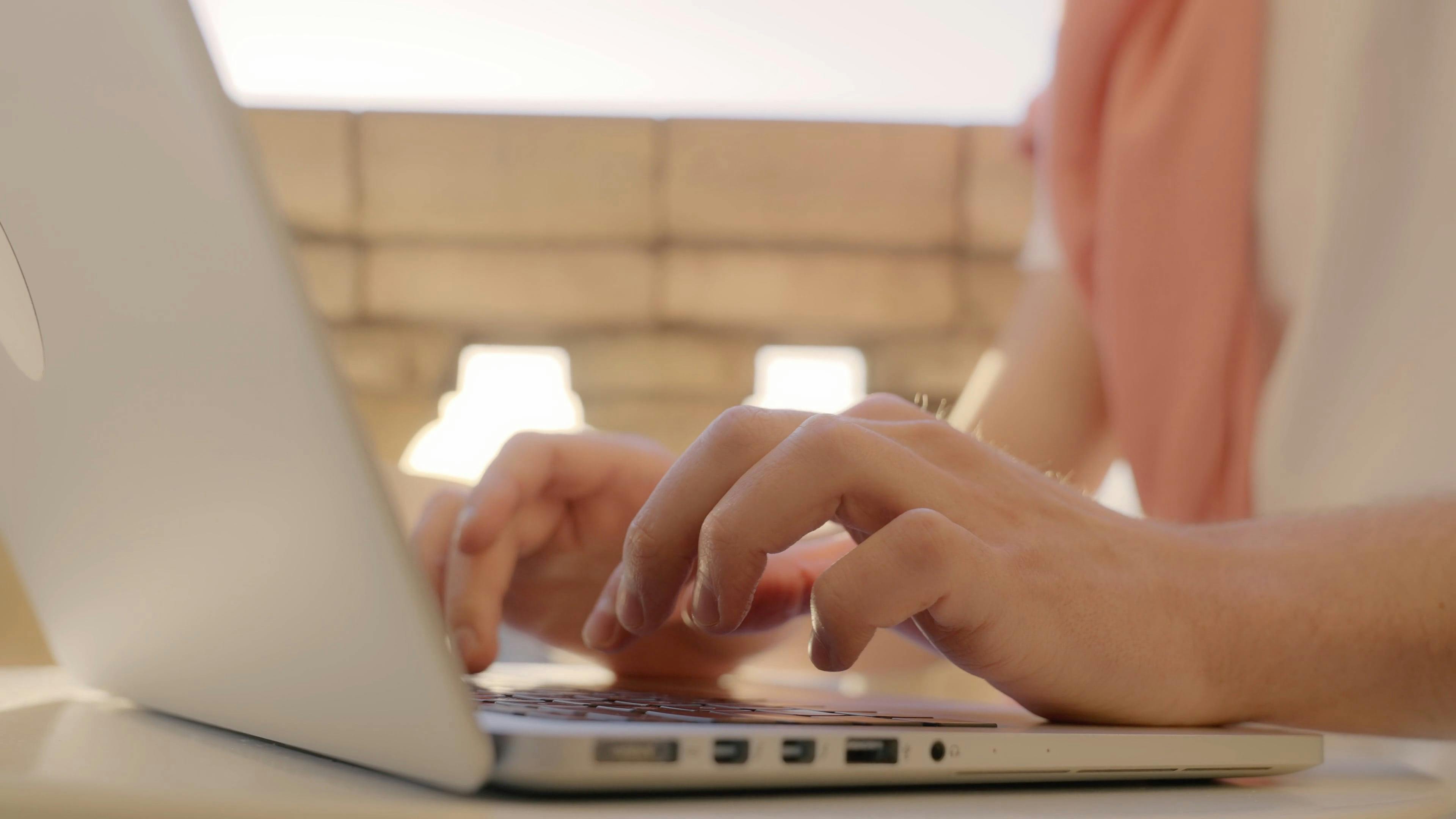 Video of a Person Typing on Laptop Free Stock Video Footage, Royalty ...