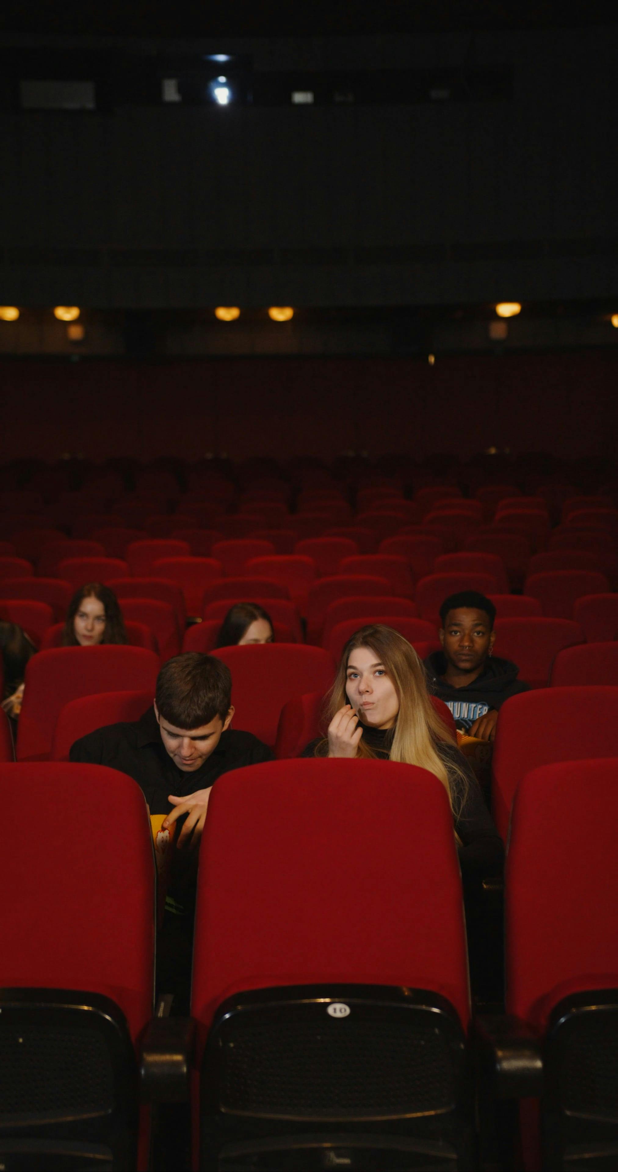 People Leaving a Movie Theater Free Stock Video Footage, Royalty-Free ...