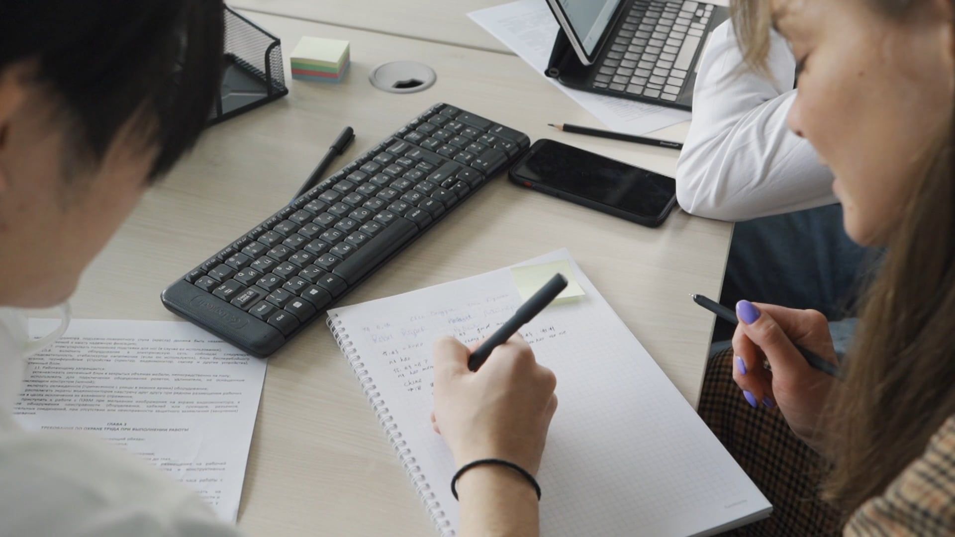 People Writing and Talking Together Free Stock Video Footage, Royalty ...