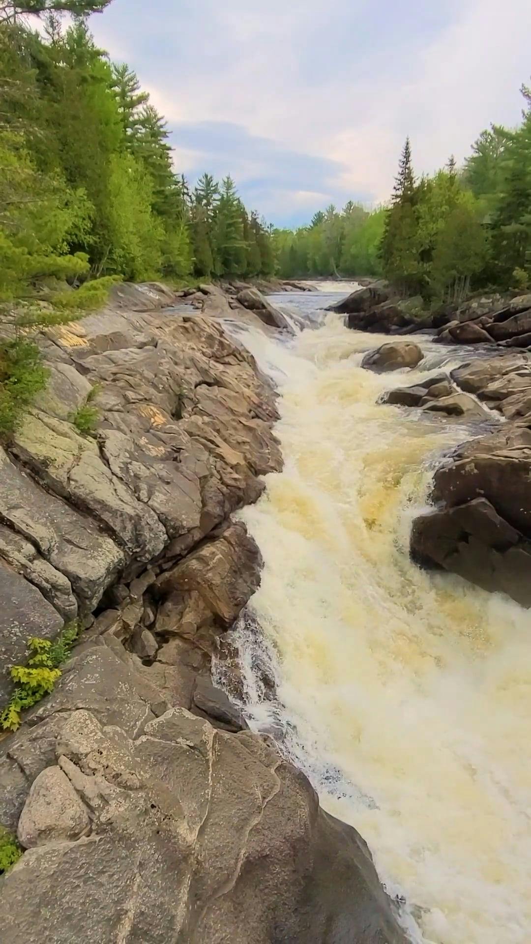A Group of People Watching the Waterfalls Free Stock Video Footage ...