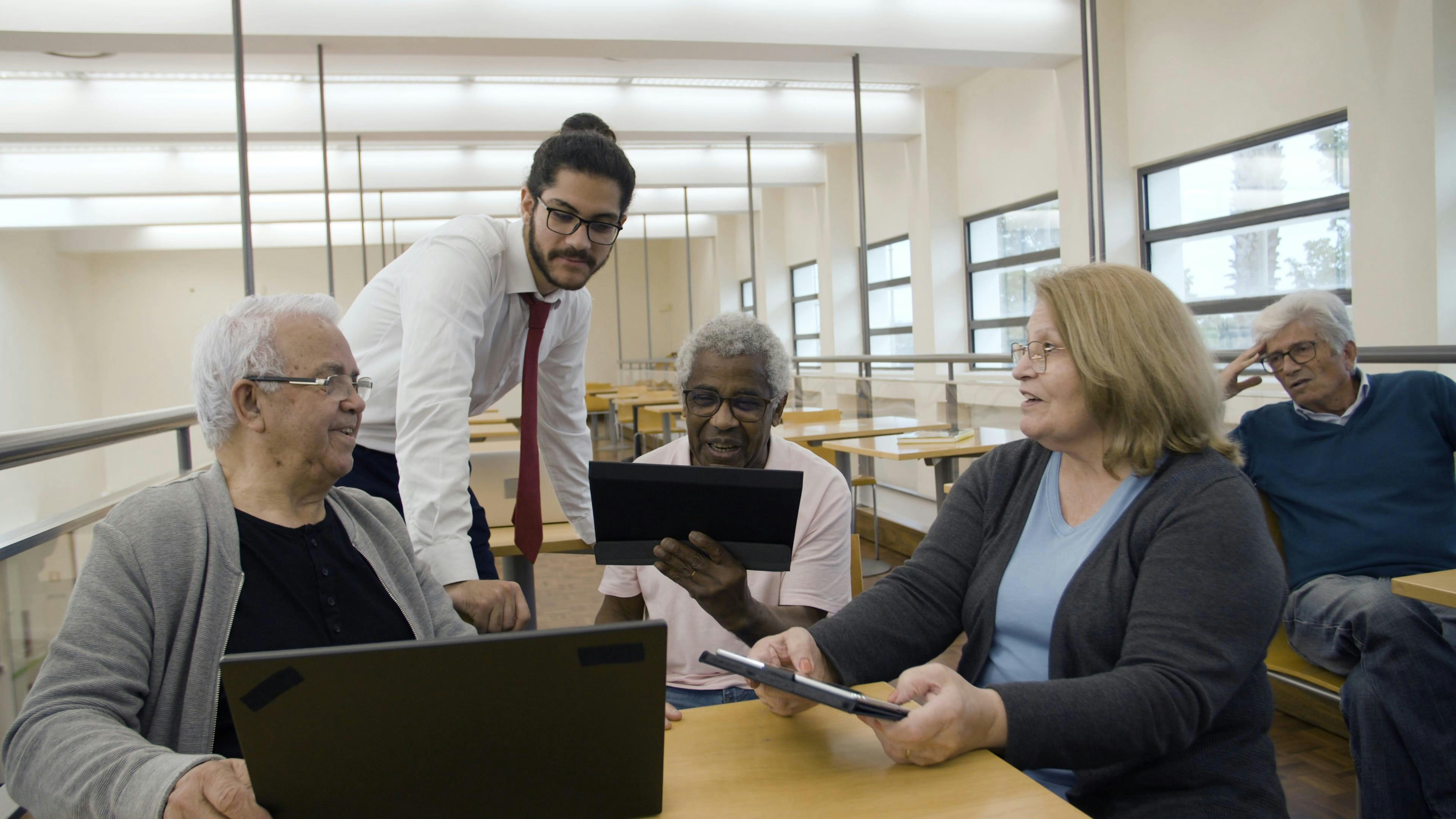 An Instructor Helping Students in Class Free Stock Video Footage ...