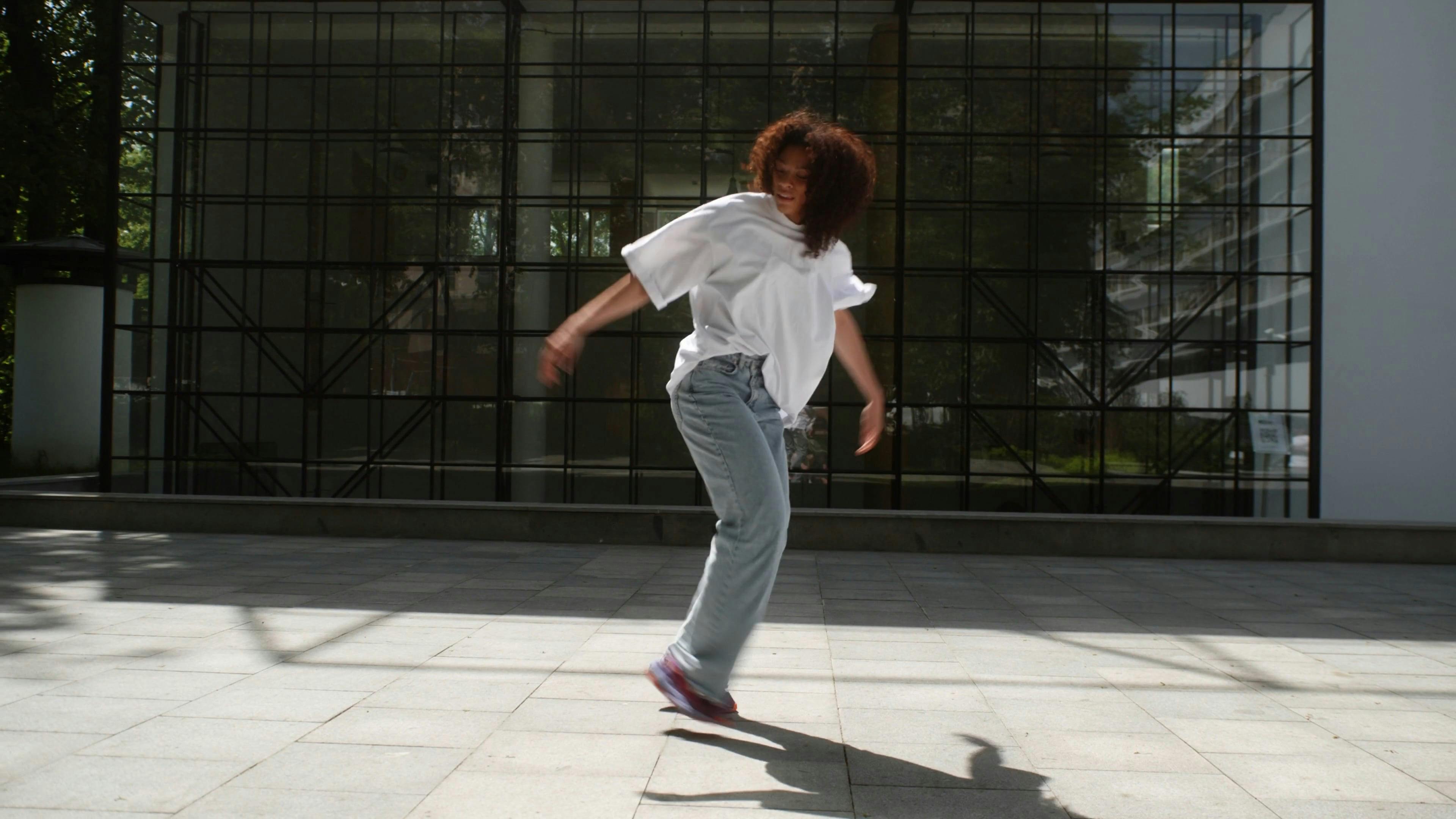 A Stylish Woman Breakdancing Free Stock Video Footage, Royalty-Free 4K ...