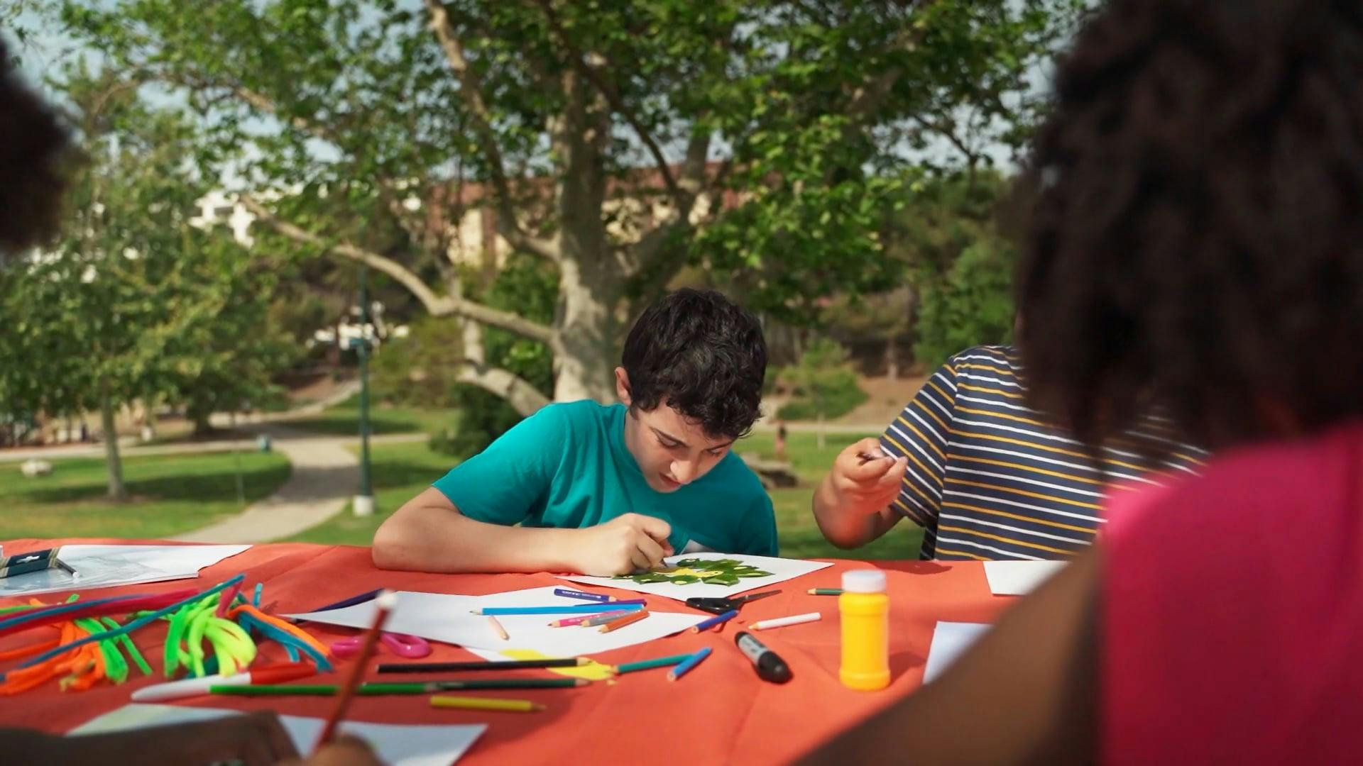 Children Doing Art Works · Free Stock Video