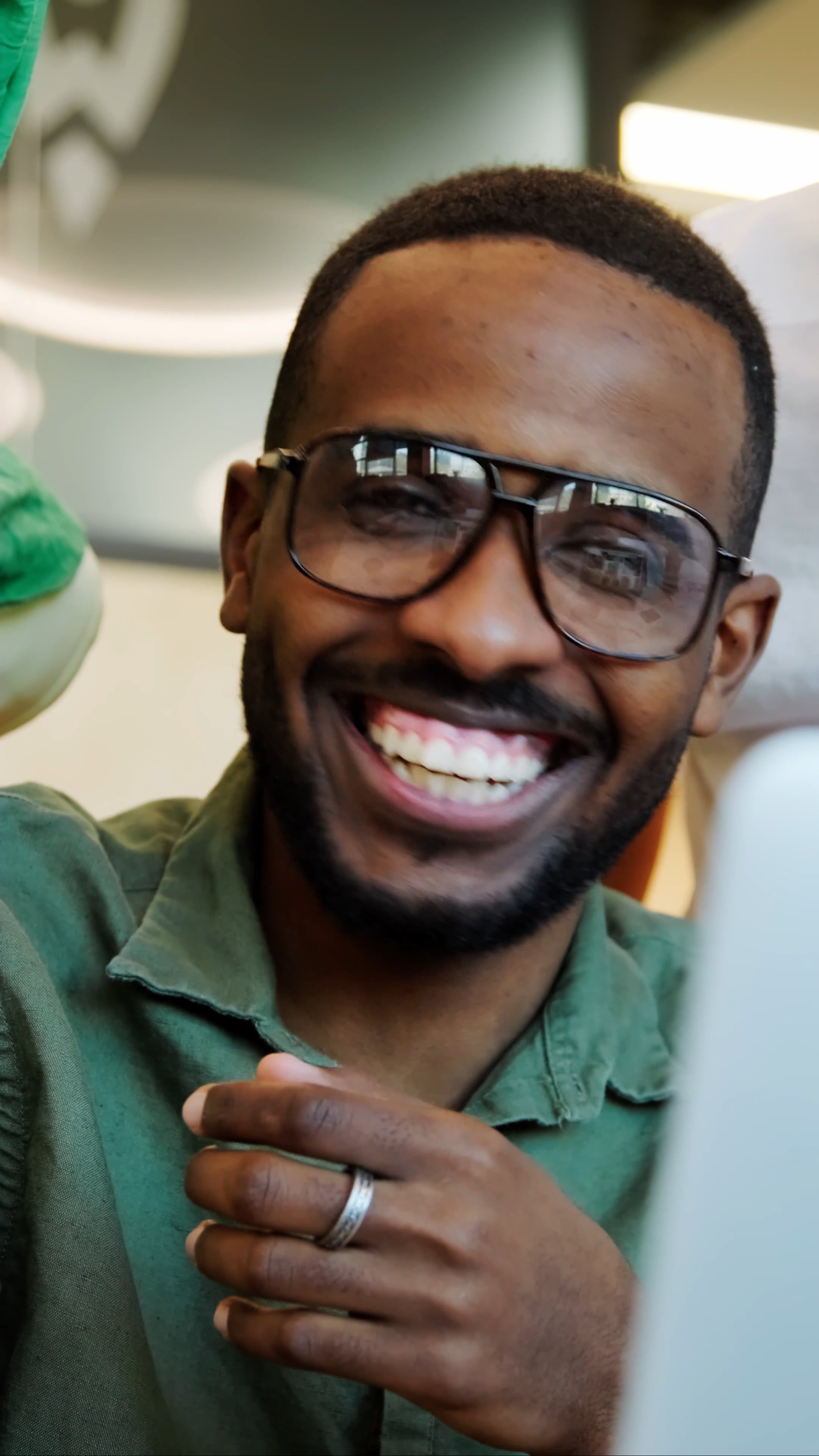 Man Smiling while talking Free Stock Video Footage, Royalty-Free 4K ...
