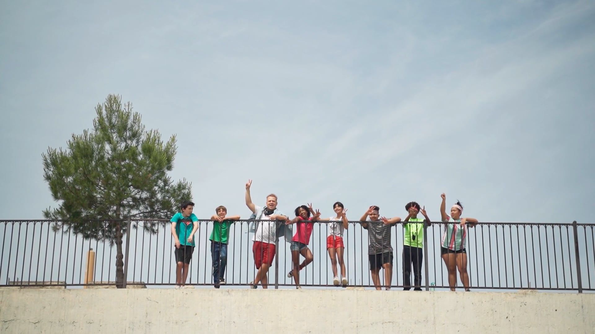 Kids With Their Teachers In A Summer Camp Free Stock Video Footage ...