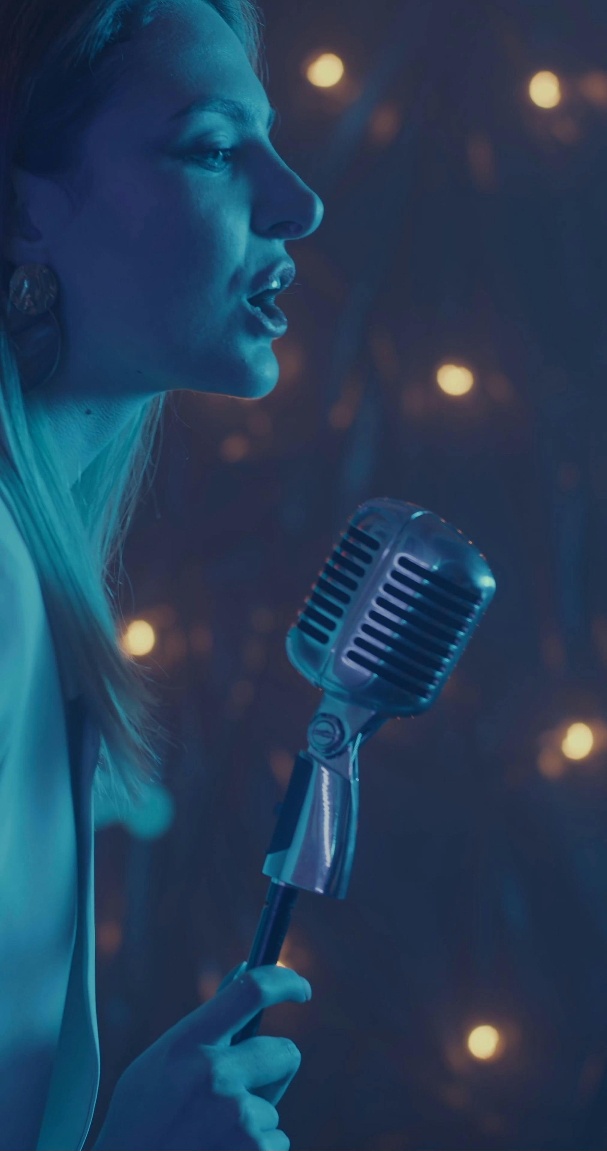 A Singer Singing In An Event Free Stock Video Footage, Royalty-Free 4K ...