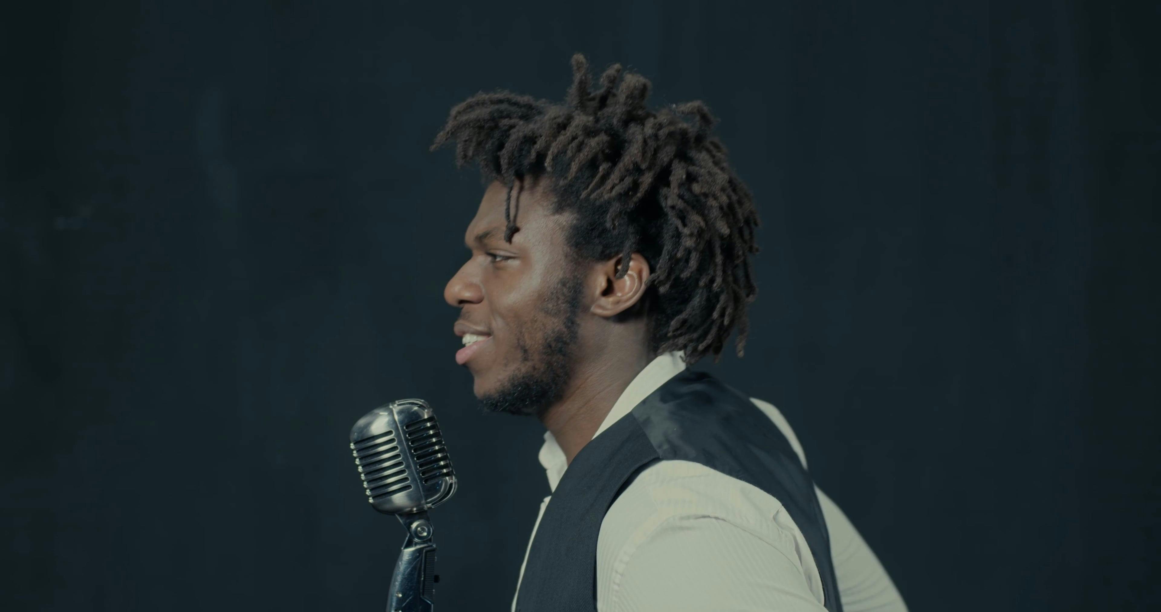 A Male Singer Snapping His Fingers Free Stock Video Footage, Royalty ...