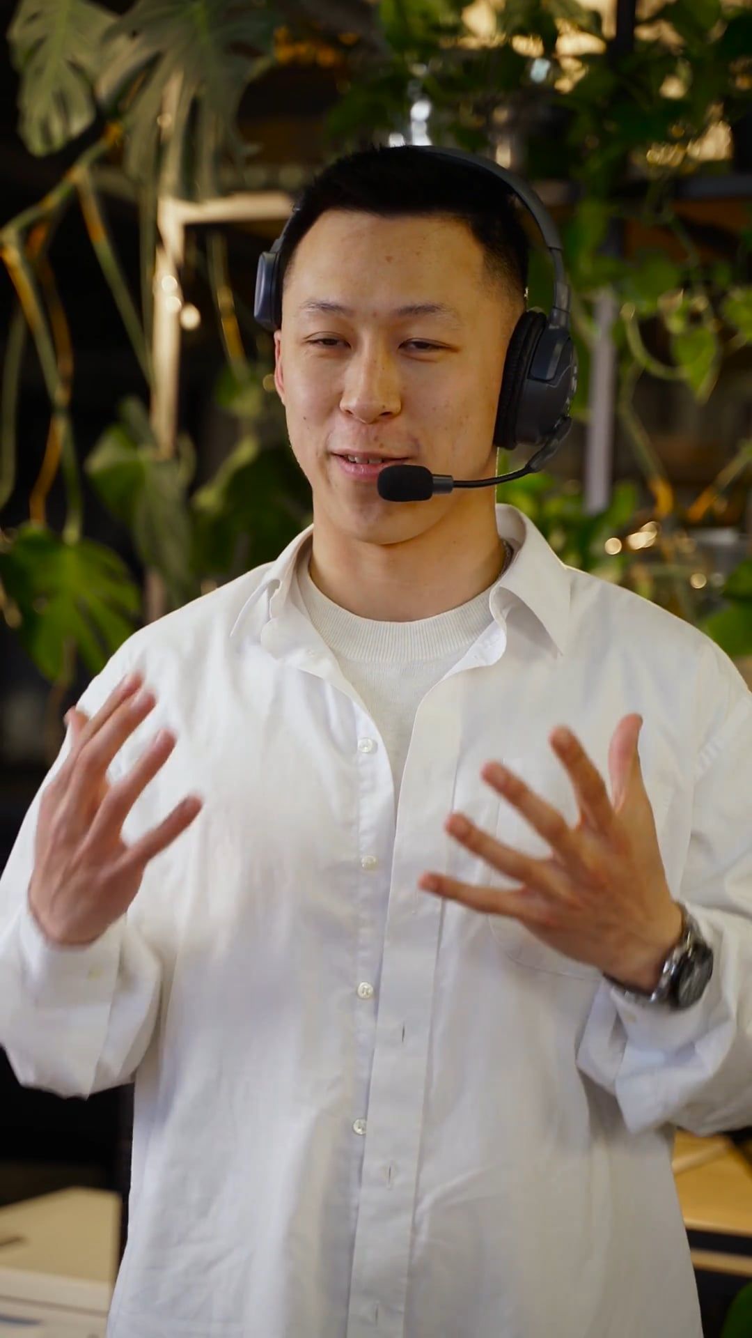 Man using Mic and Headphone Free Stock Video Footage, Royalty-Free 4K ...