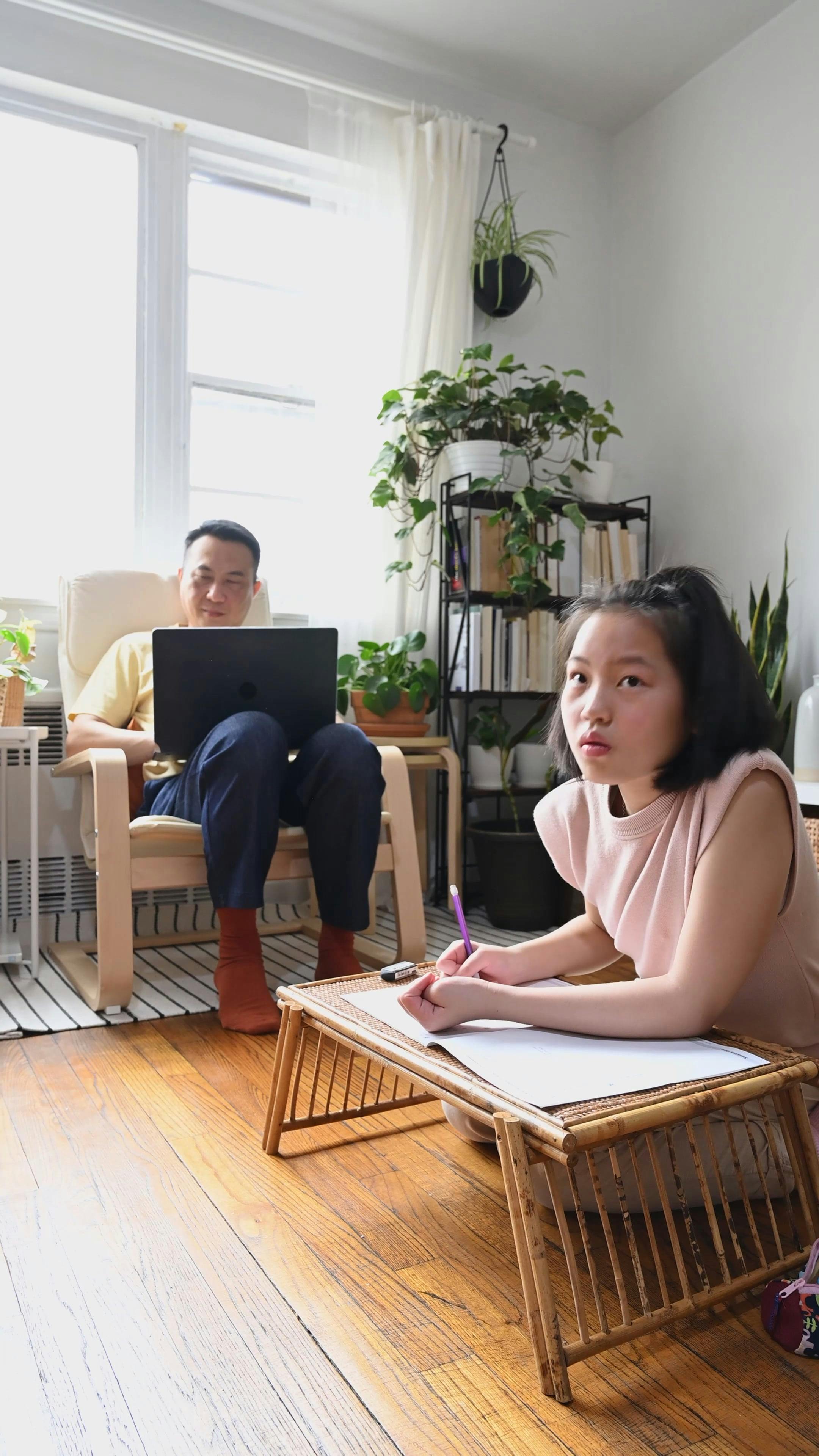 Girl Reviewing Lesson Free Stock Video Footage, Royalty-Free 4K & HD ...