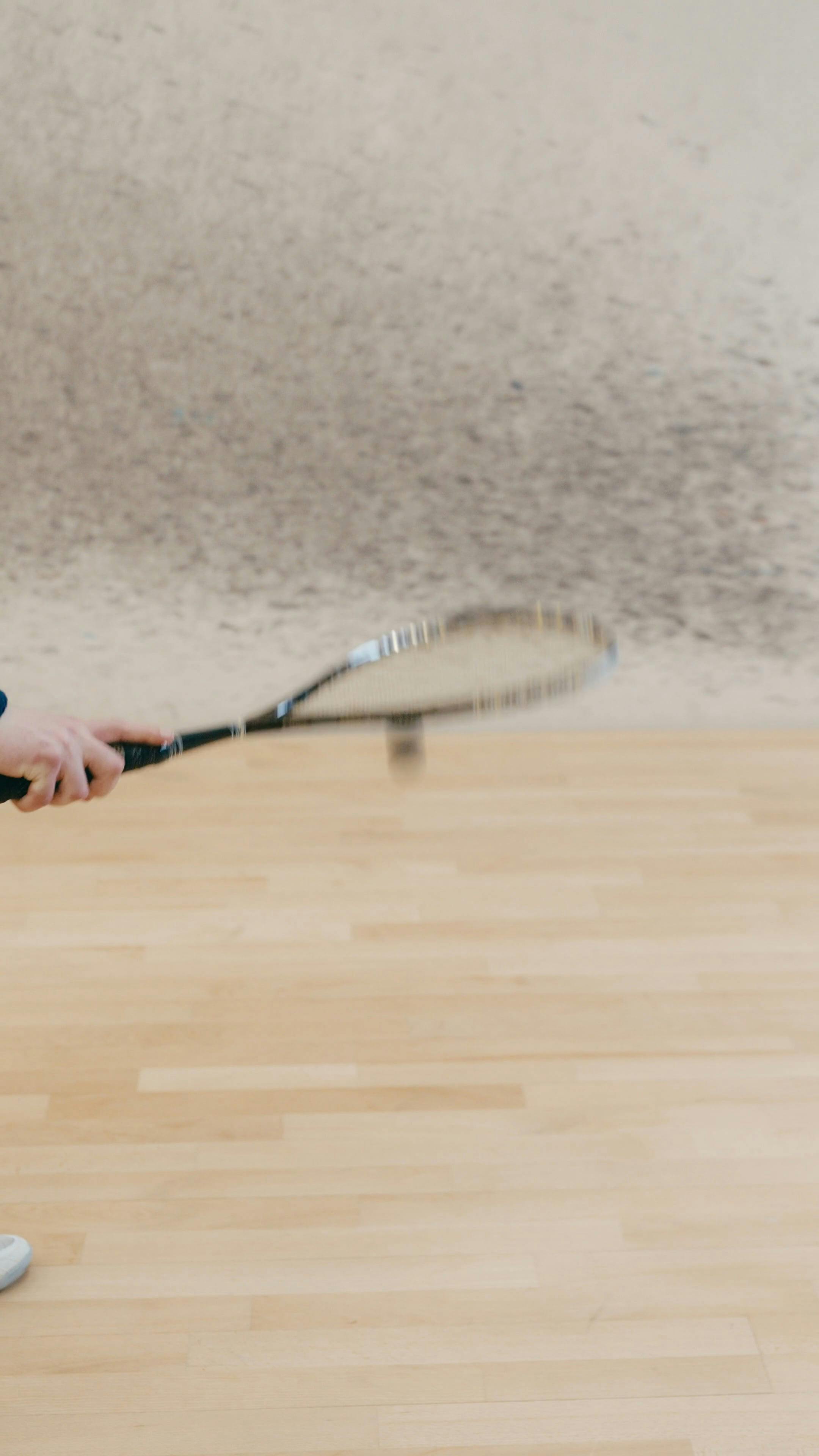 A Person Bouncing a Tennis Ball Using a Racket Free Stock Video Footage ...