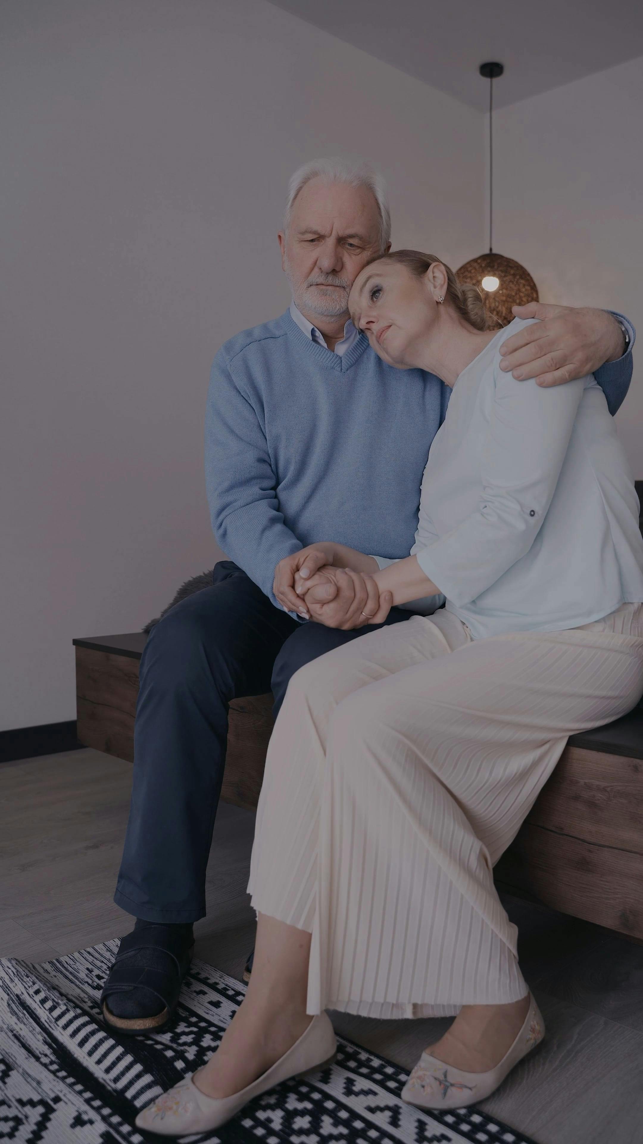 A Man Patting the Shoulder of a Woman Free Stock Video Footage, Royalty ...