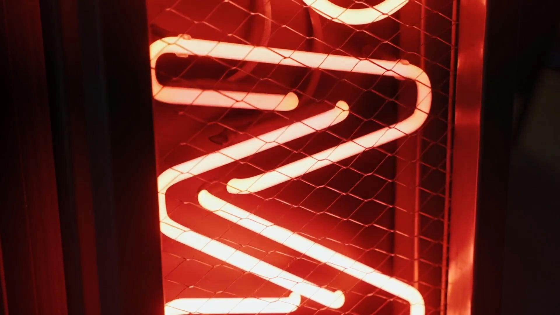 A Signage Made Of Neon Lights · Free Stock Video