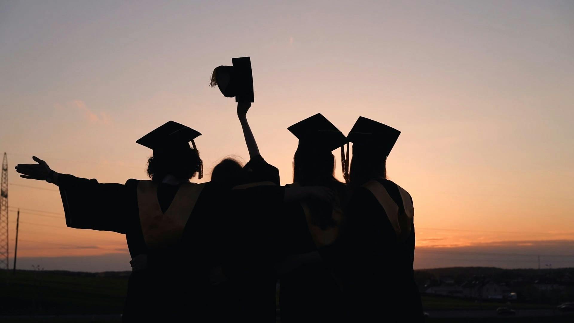 Graduate Waving With Academic Cap Free Stock Video Footage, Royalty ...