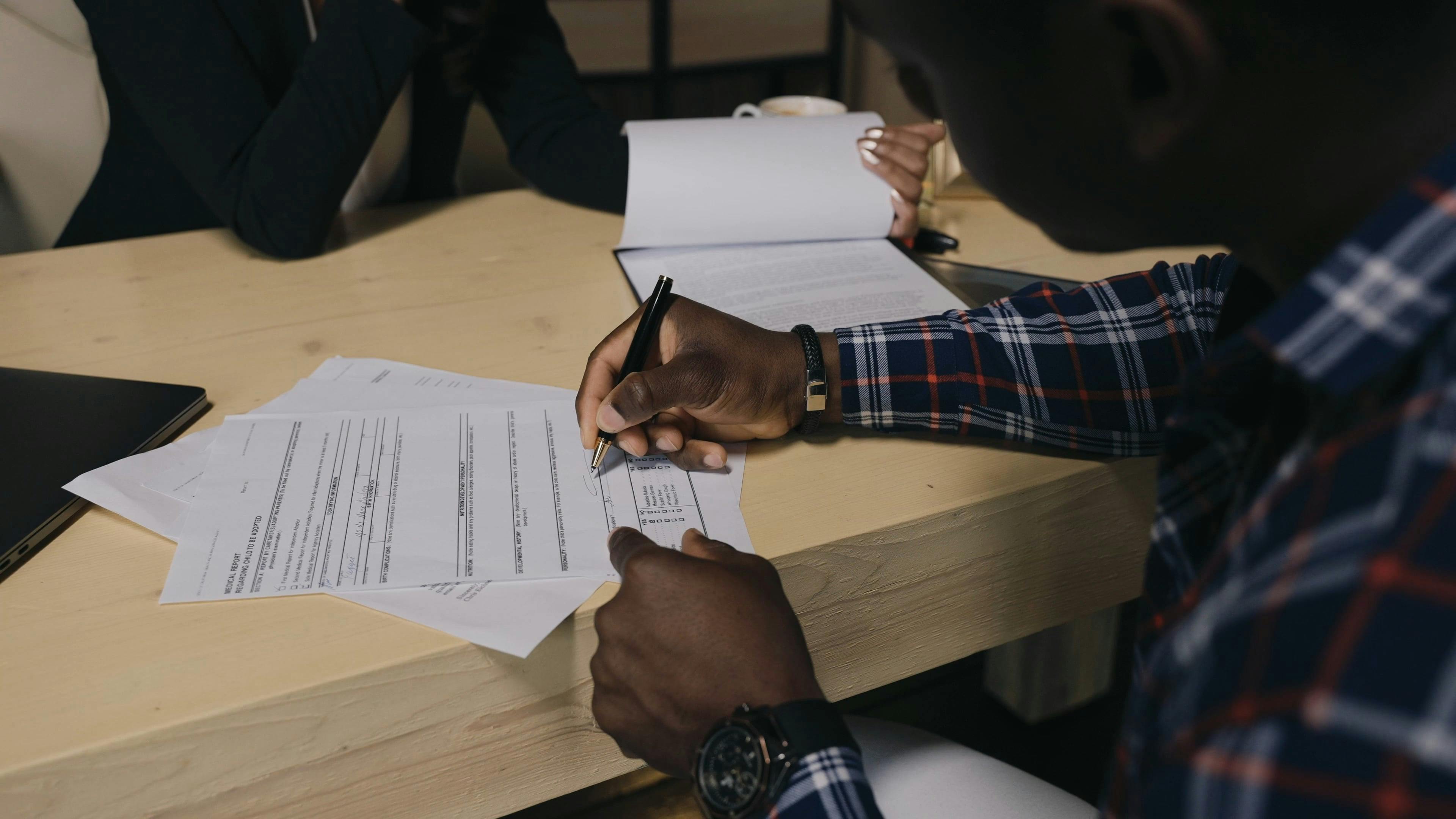 Man Signing the Paper Free Stock Video Footage, Royalty-Free 4K & HD ...