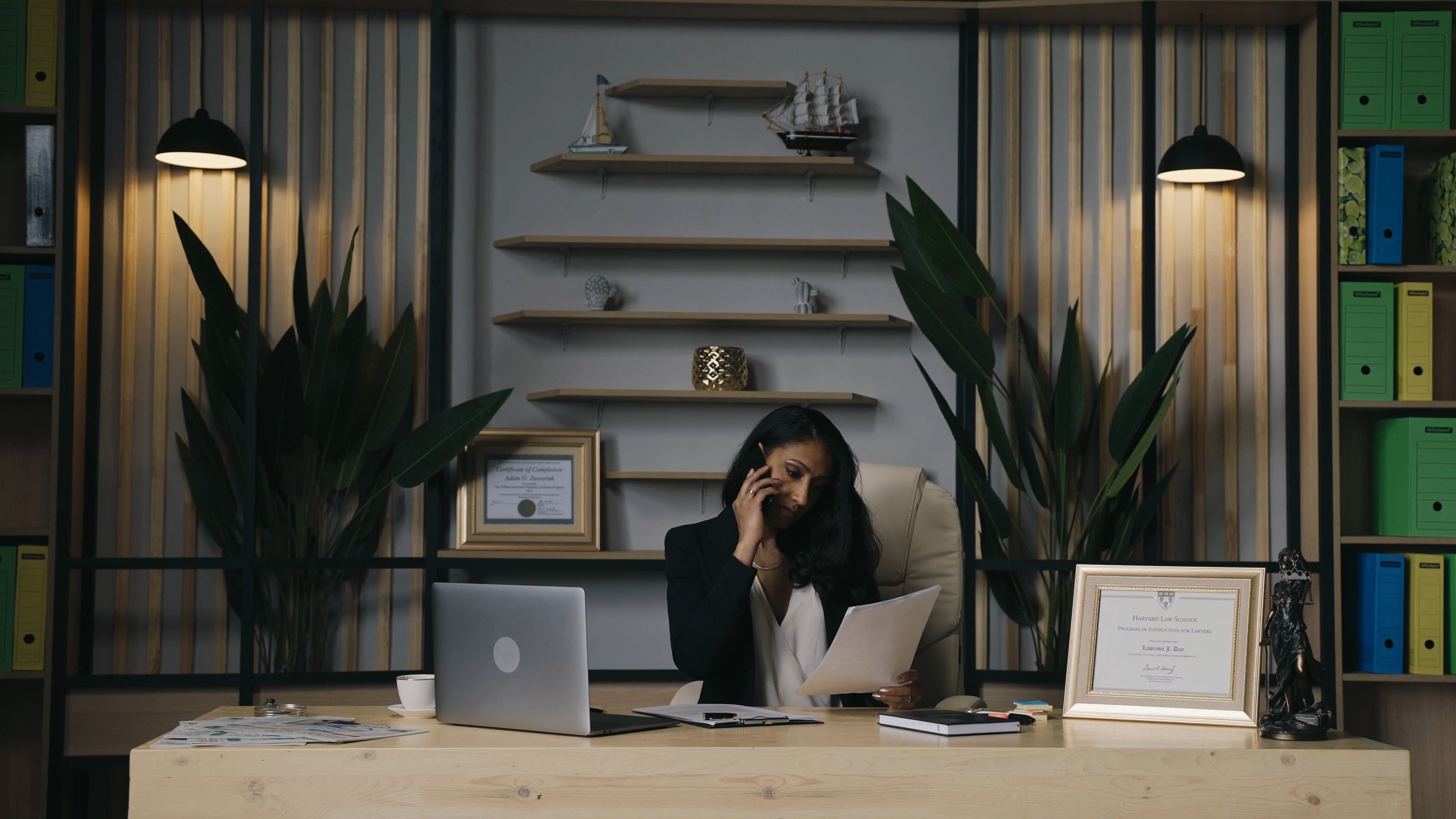 Woman on a Phone Call at the Office Free Stock Video Footage, Royalty ...