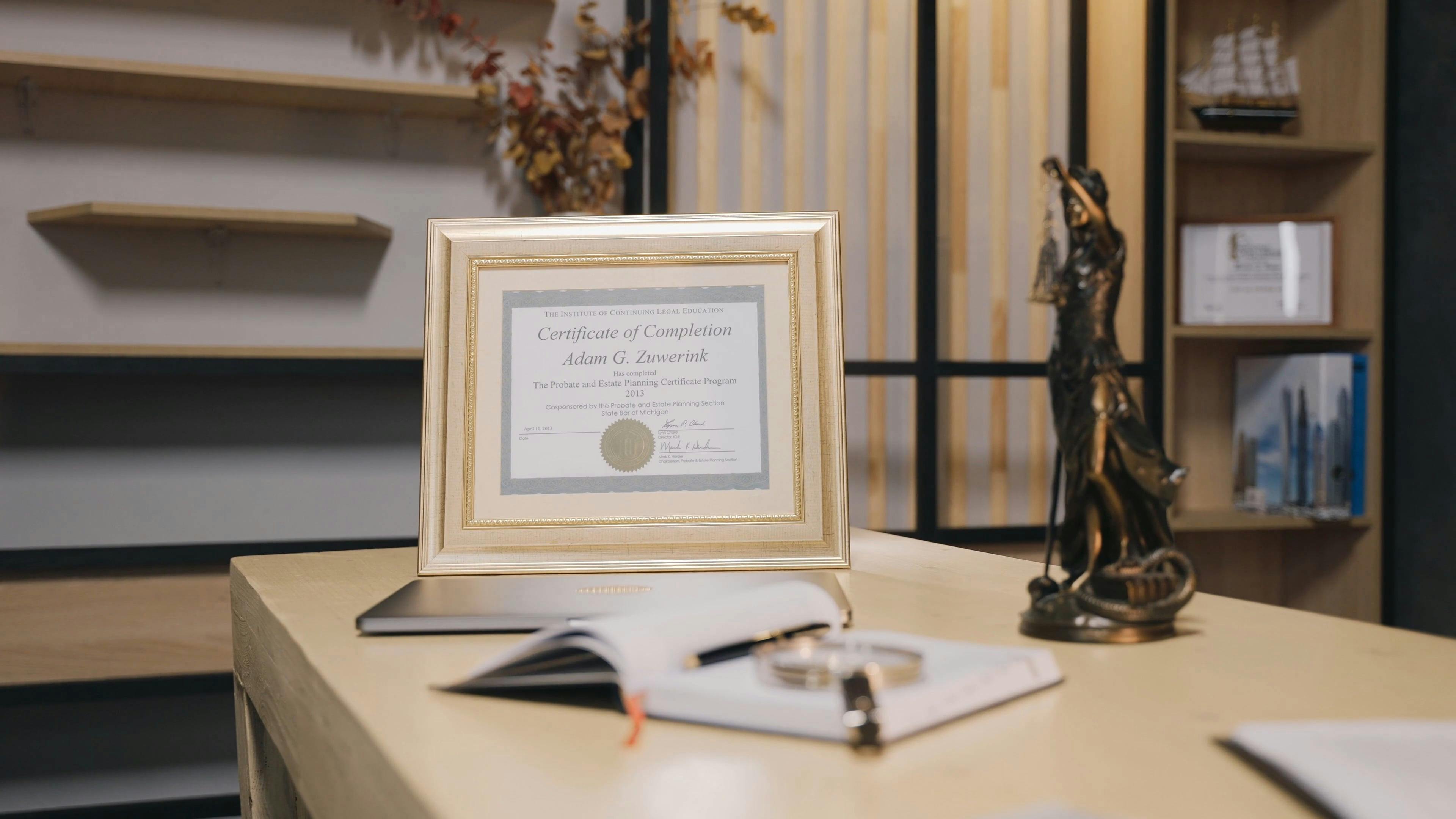 A Certicate of Completion of Education · Free Stock Video